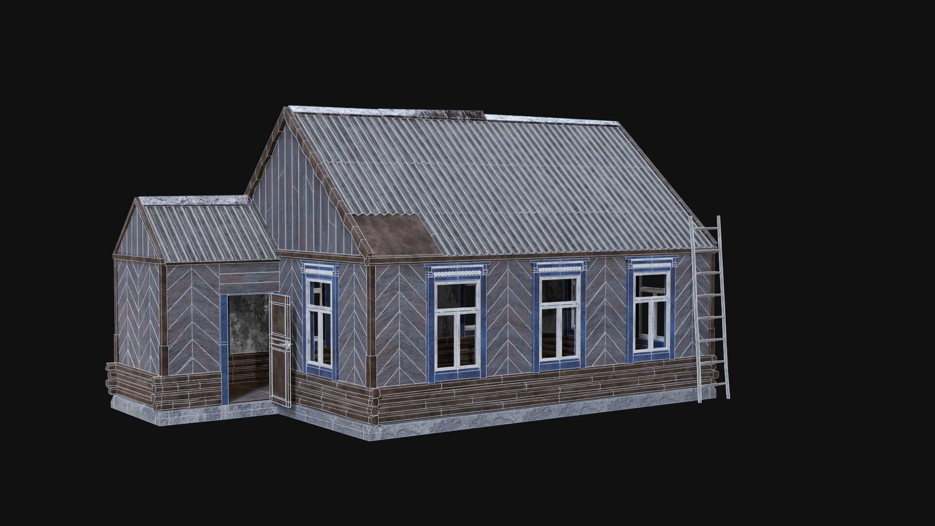 Soviet Russian European House Cabin Collection - 3D Model by Enterables