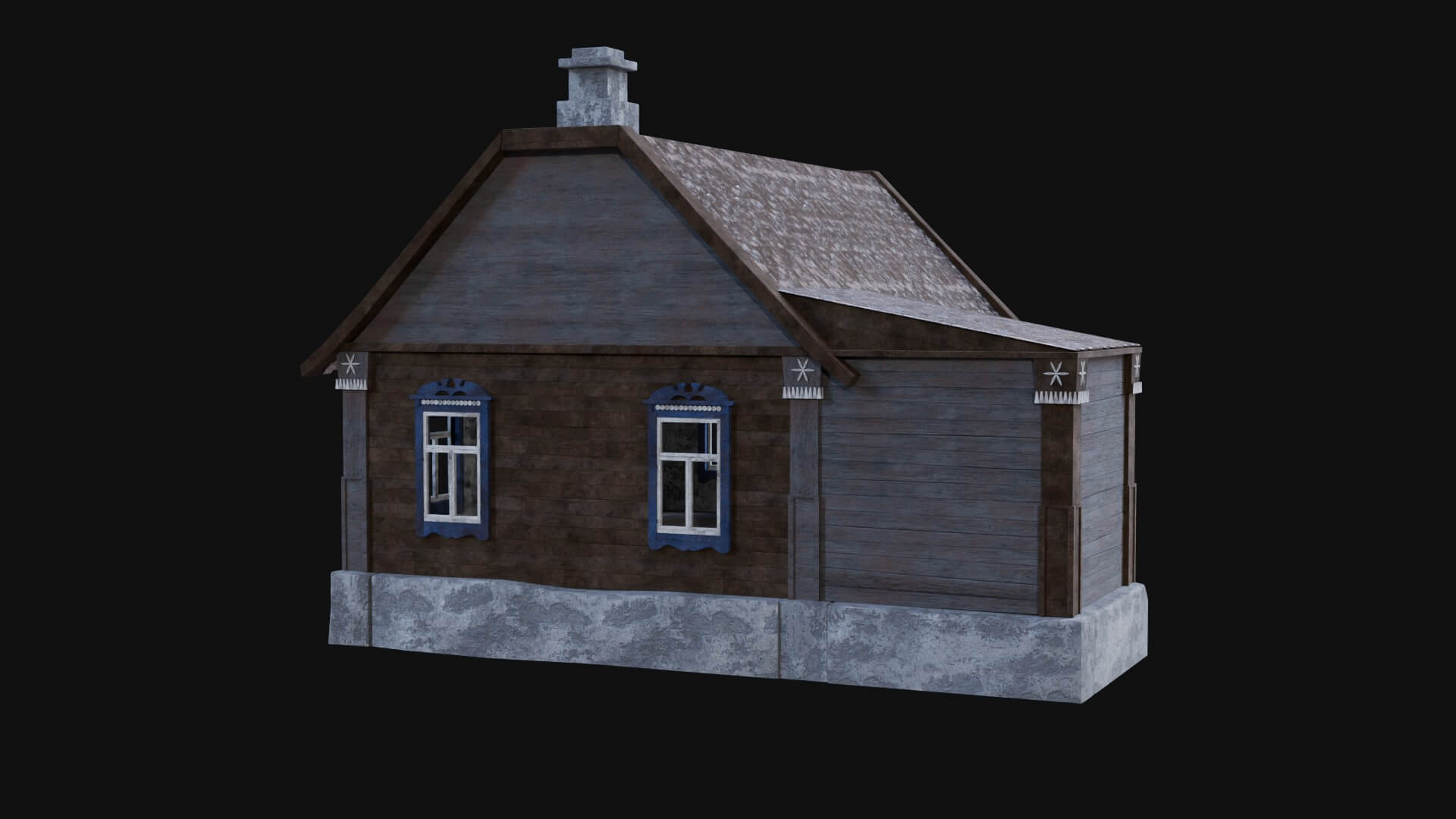 Soviet Russian European House Cabin Collection - 3D Model by Enterables