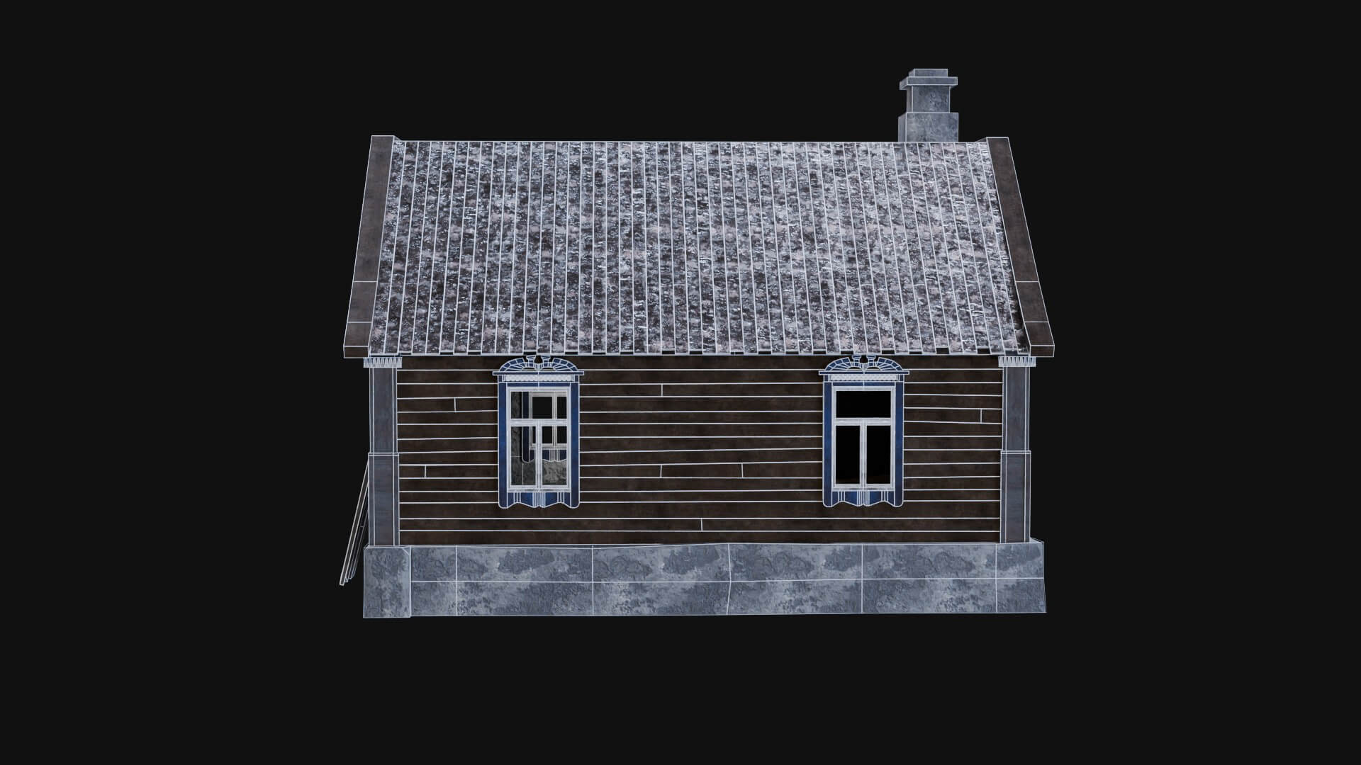 Soviet Russian European House Cabin Collection - 3D Model by Enterables