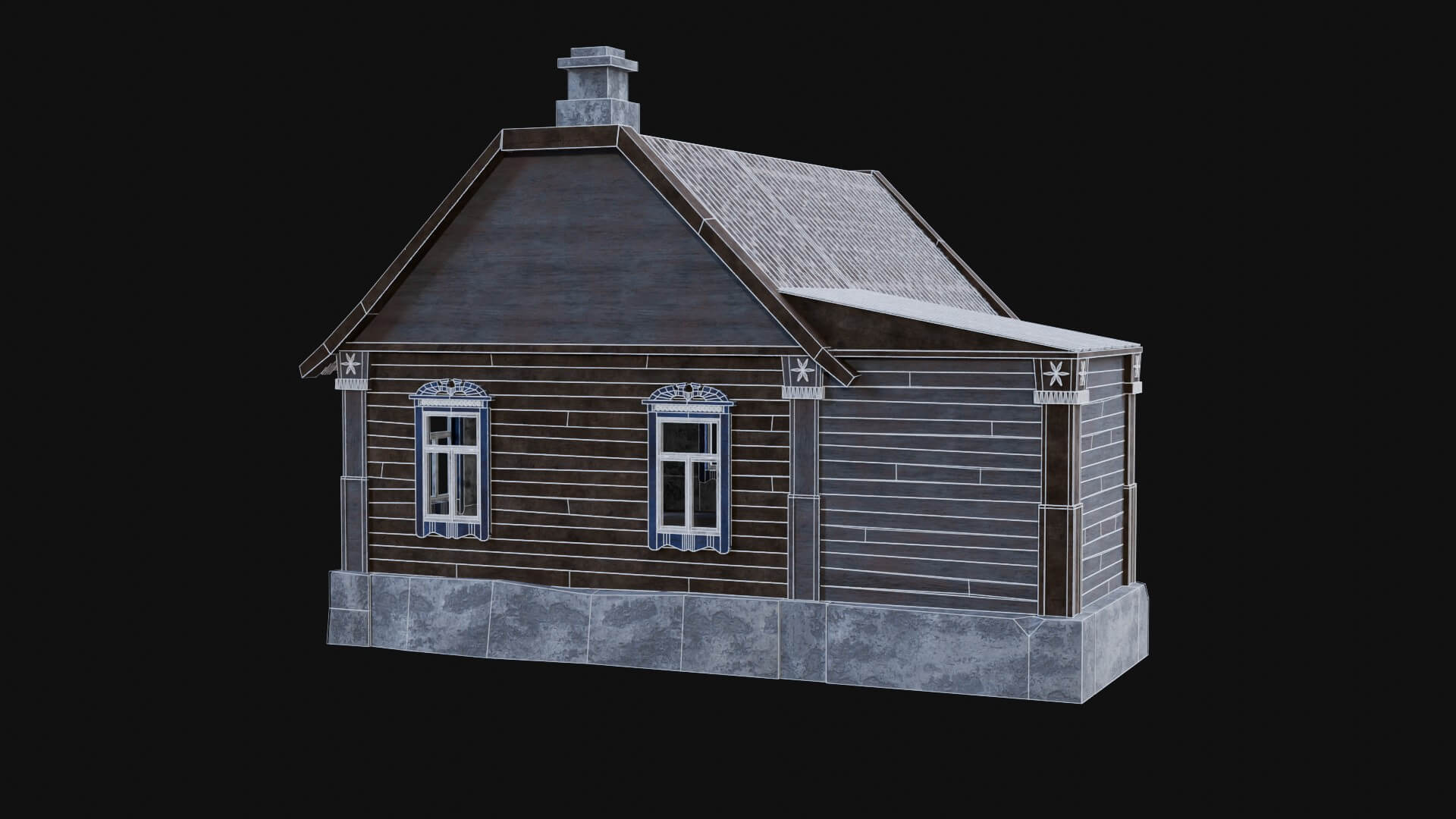Soviet Russian European House Cabin Collection - 3D Model by Enterables