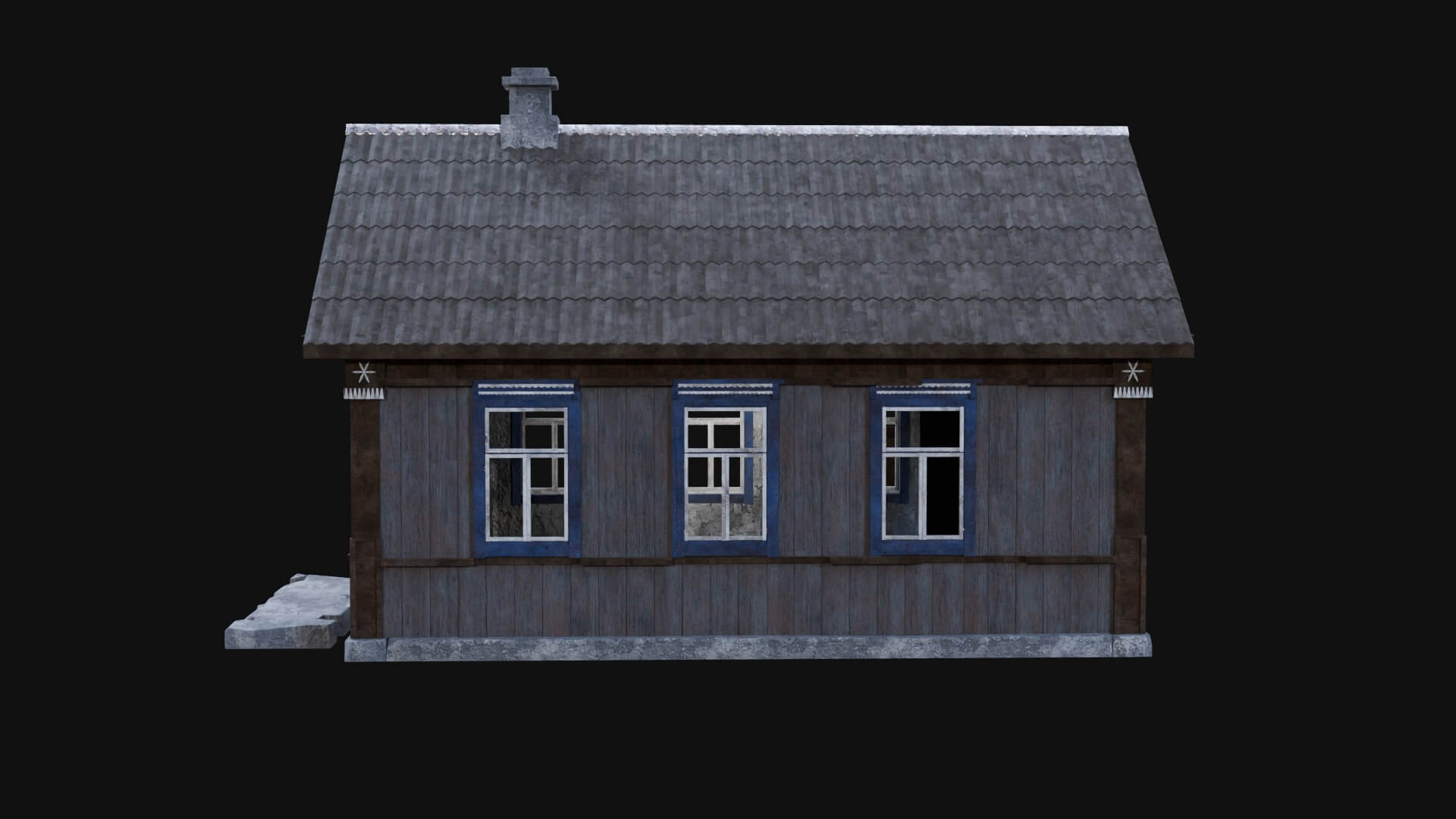 Soviet Russian European House Cabin Collection - 3D Model by Enterables