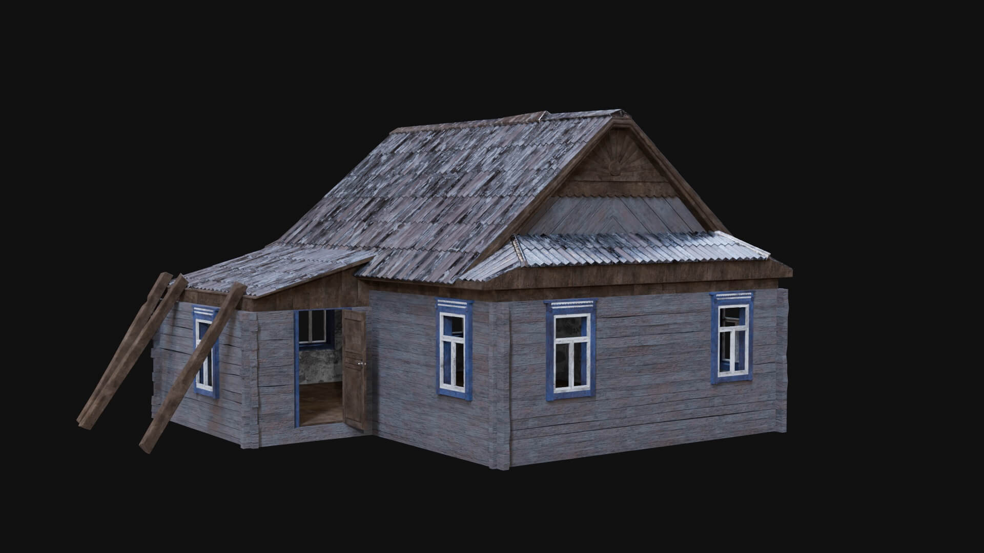 Soviet Russian European House Cabin Collection - 3D Model by Enterables