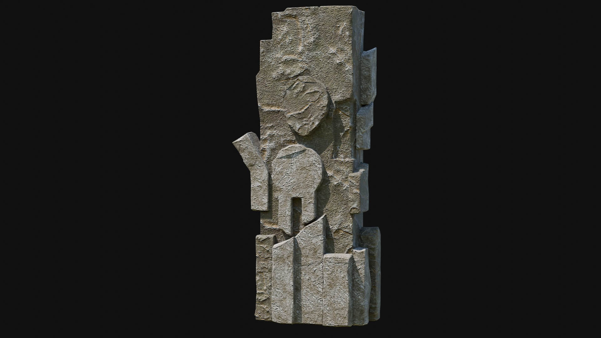 Stone Monuments and Totems Collection - 3D Model by Enterables