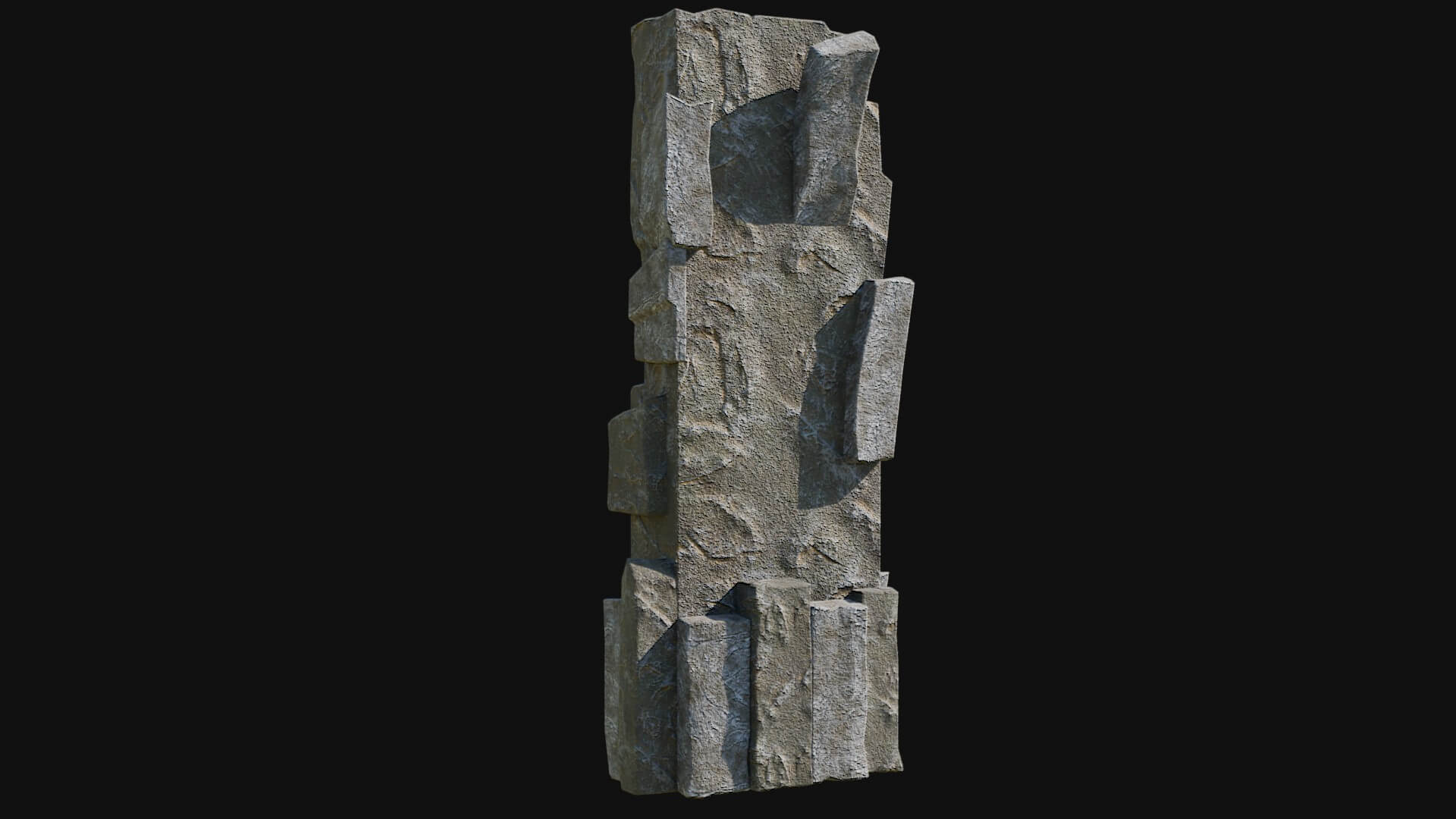 Stone Monuments and Totems Collection - 3D Model by Enterables