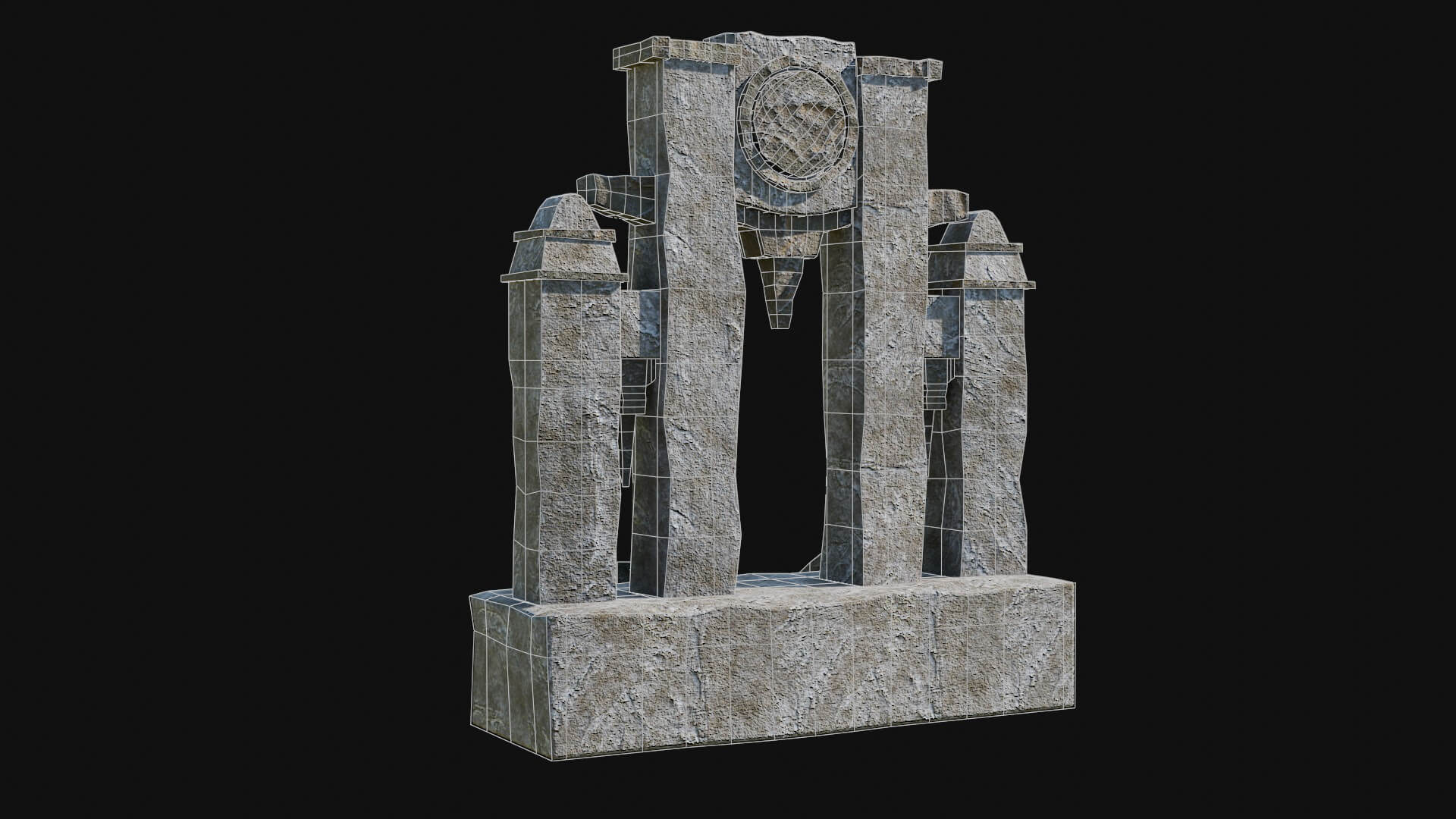Stone Monuments and Totems Collection - 3D Model by Enterables