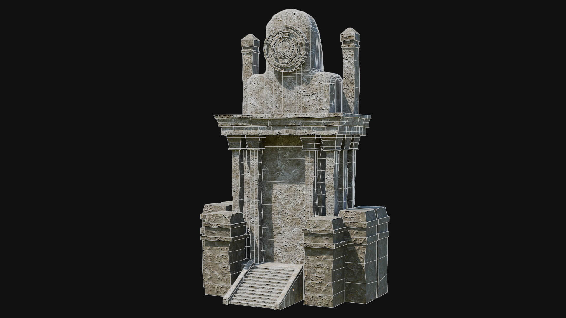 Stone Monuments and Totems Collection - 3D Model by Enterables