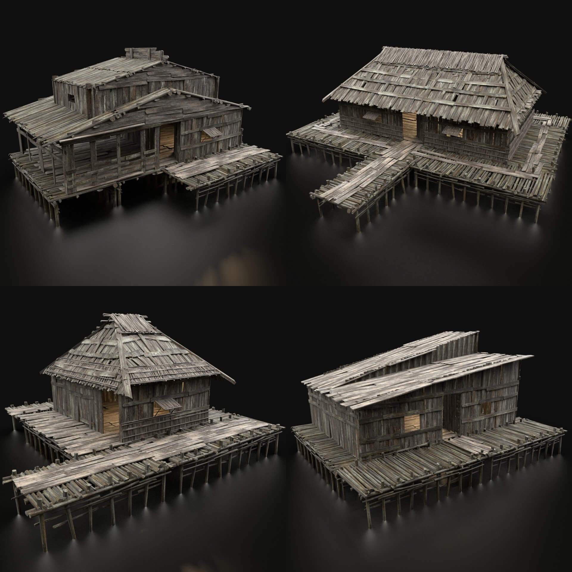 Swamp House Collection - 3D Model by Enterables