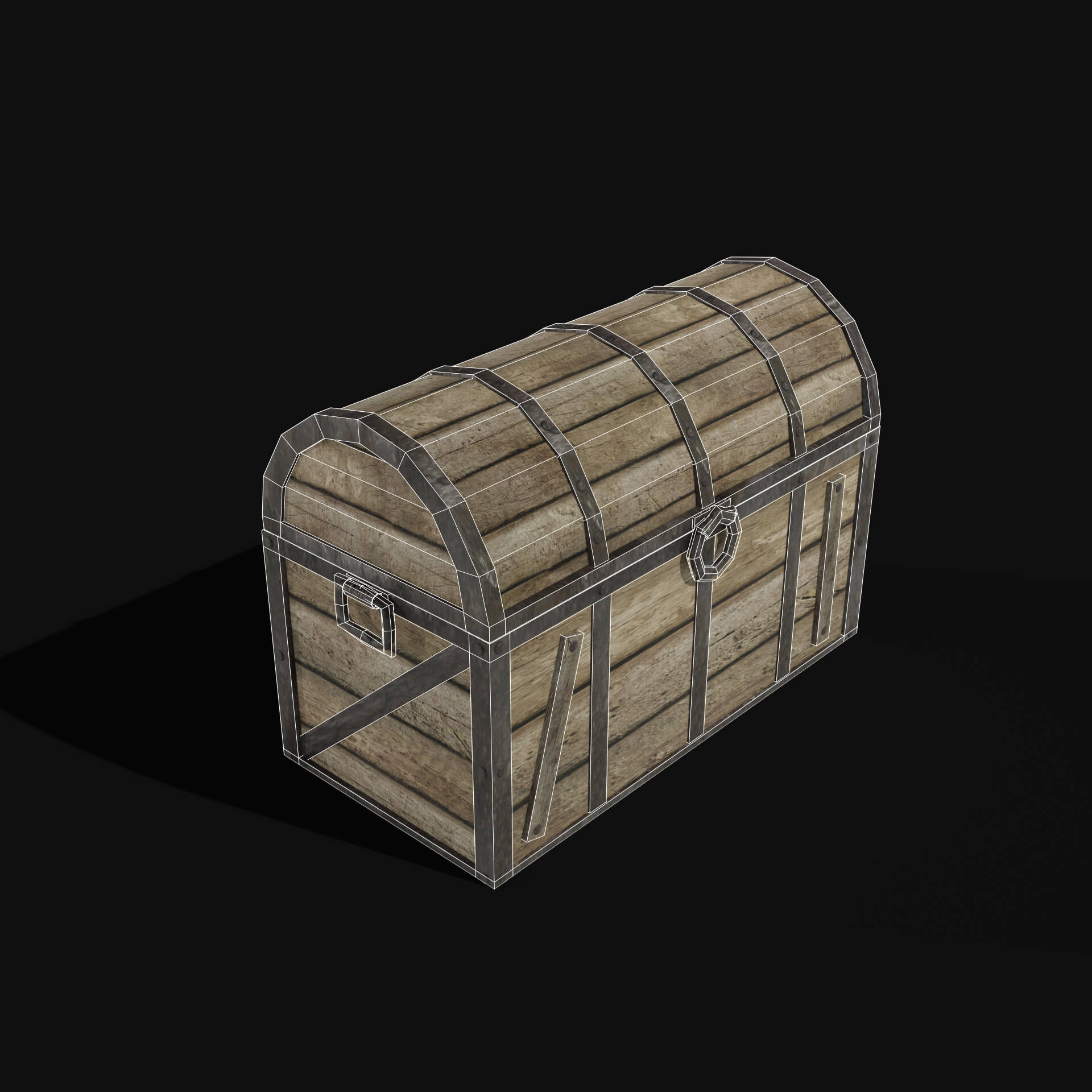 Treasure Chest Generic Loot Box Collection - 3D Model by Enterables