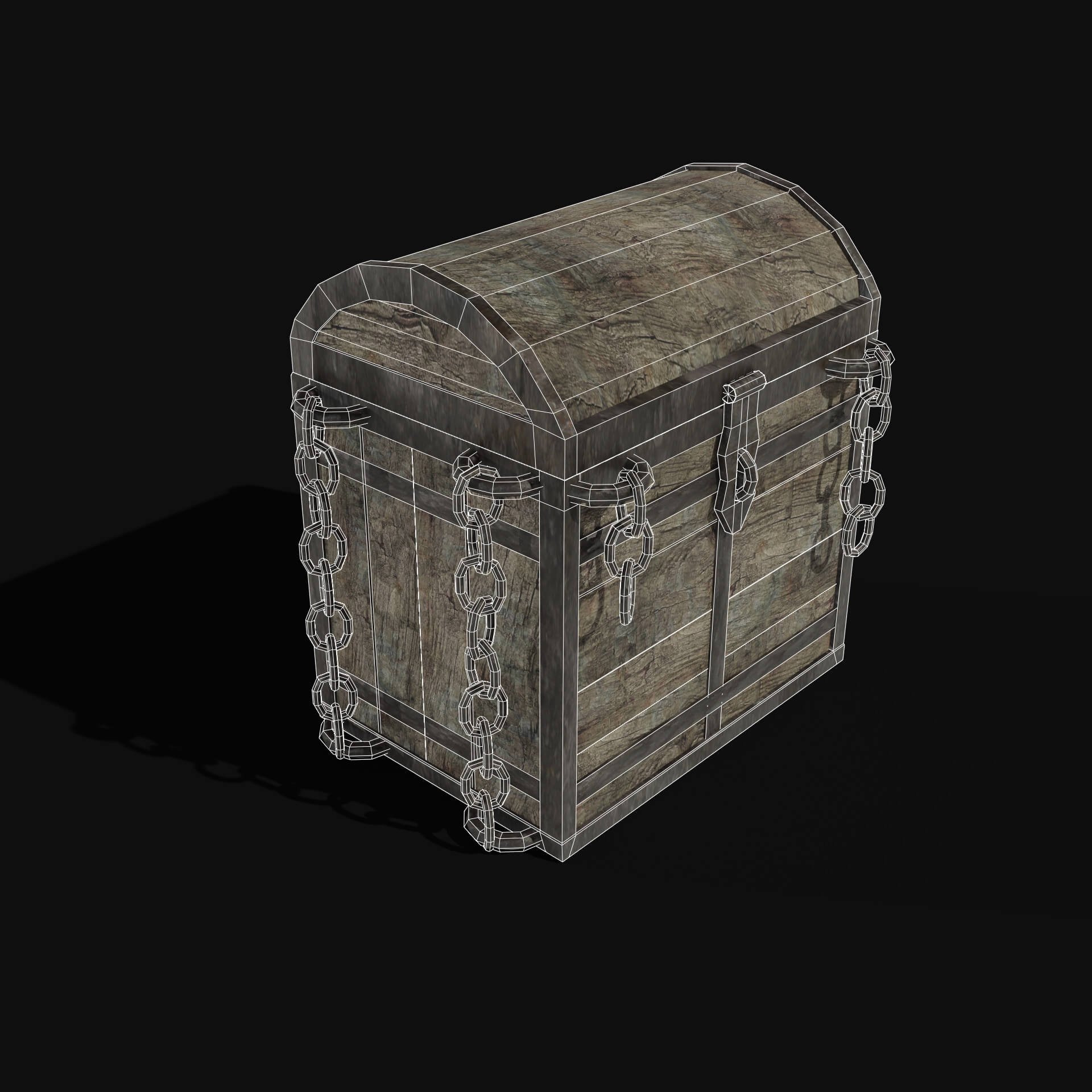 Treasure Chest Generic Loot Box Collection - 3D Model by Enterables