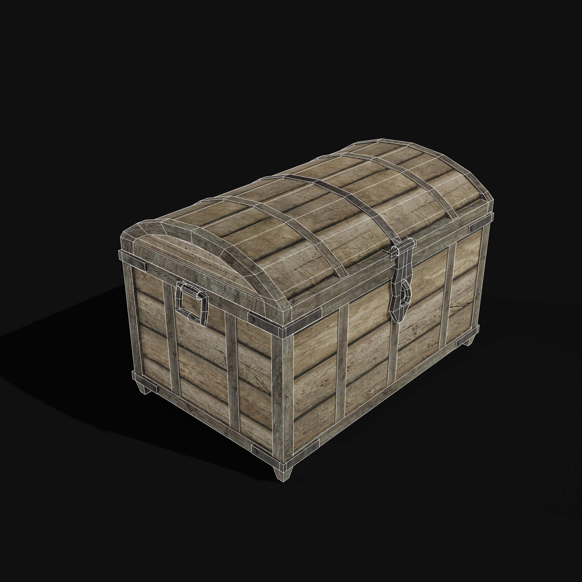 Treasure Chest Generic Loot Box Collection - 3D Model by Enterables