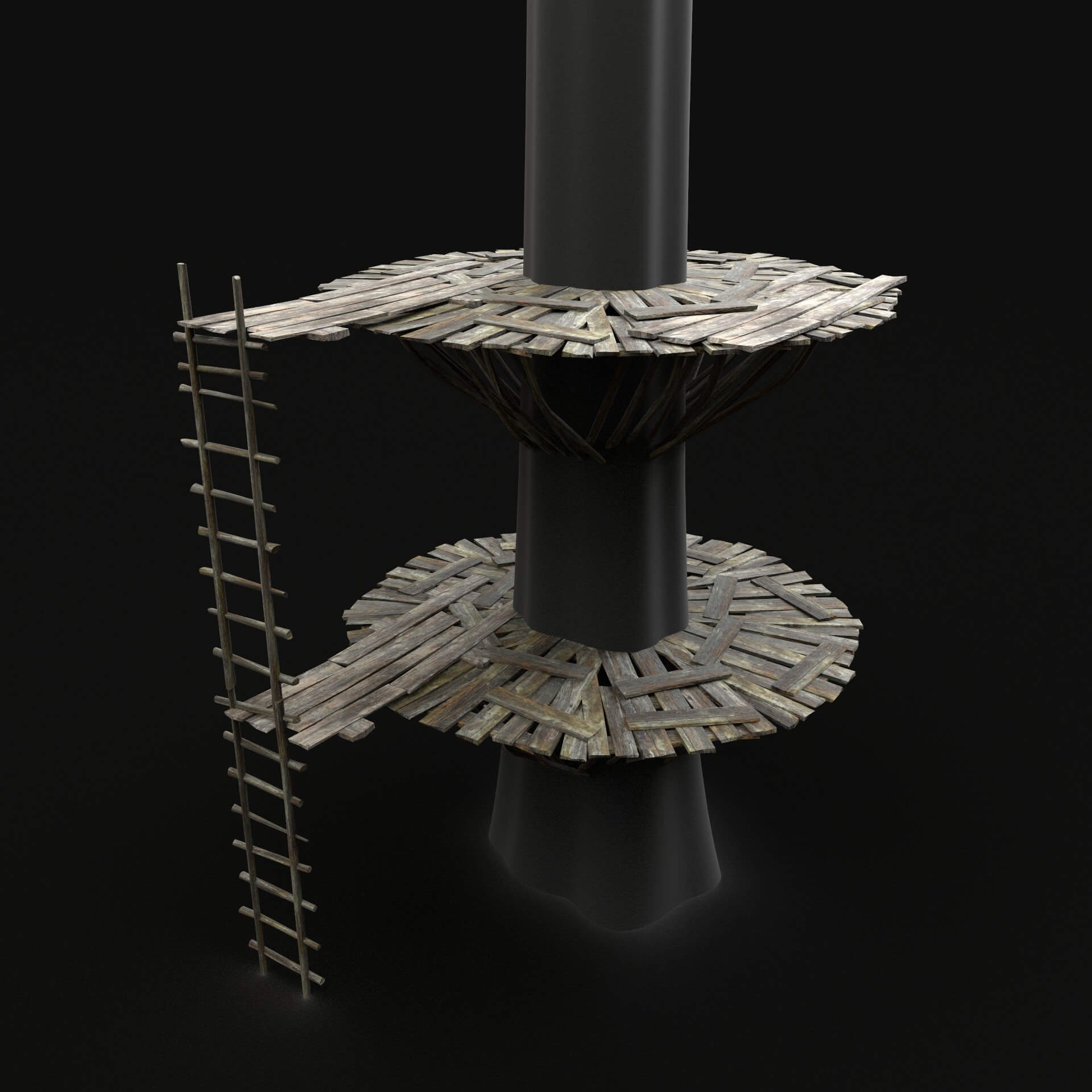 Tree Platform Collection Pack - 3D Model by Enterables