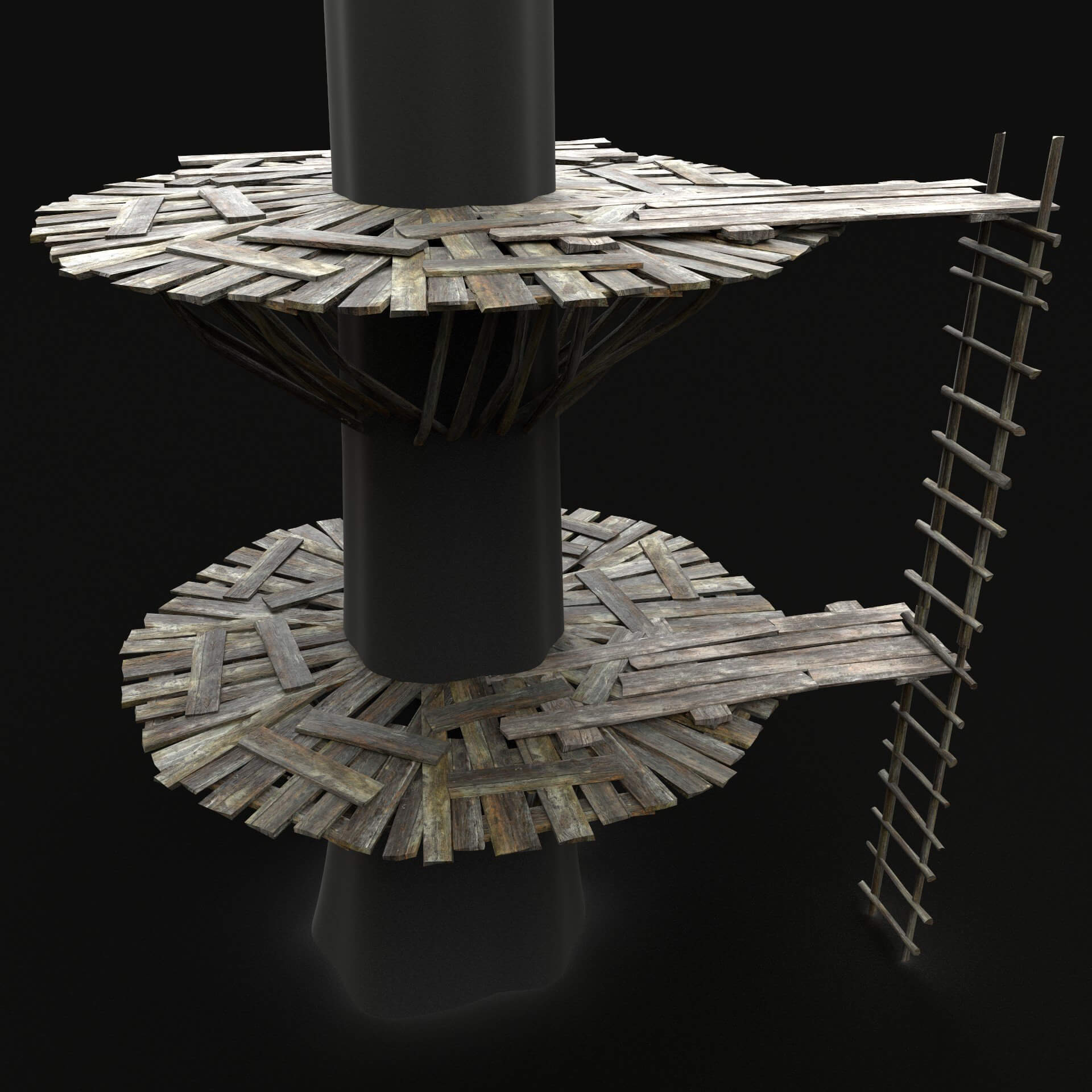 Tree Platform Collection Pack - 3D Model by Enterables