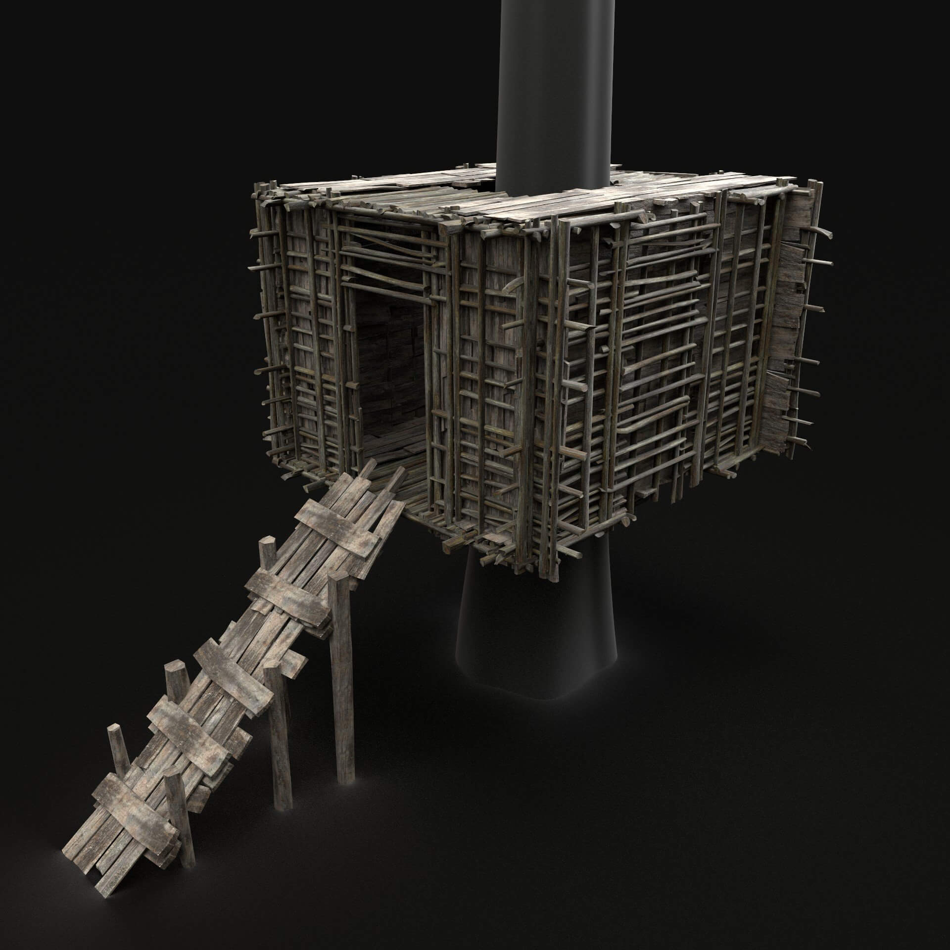 Tree Platform Collection Pack - 3D Model by Enterables