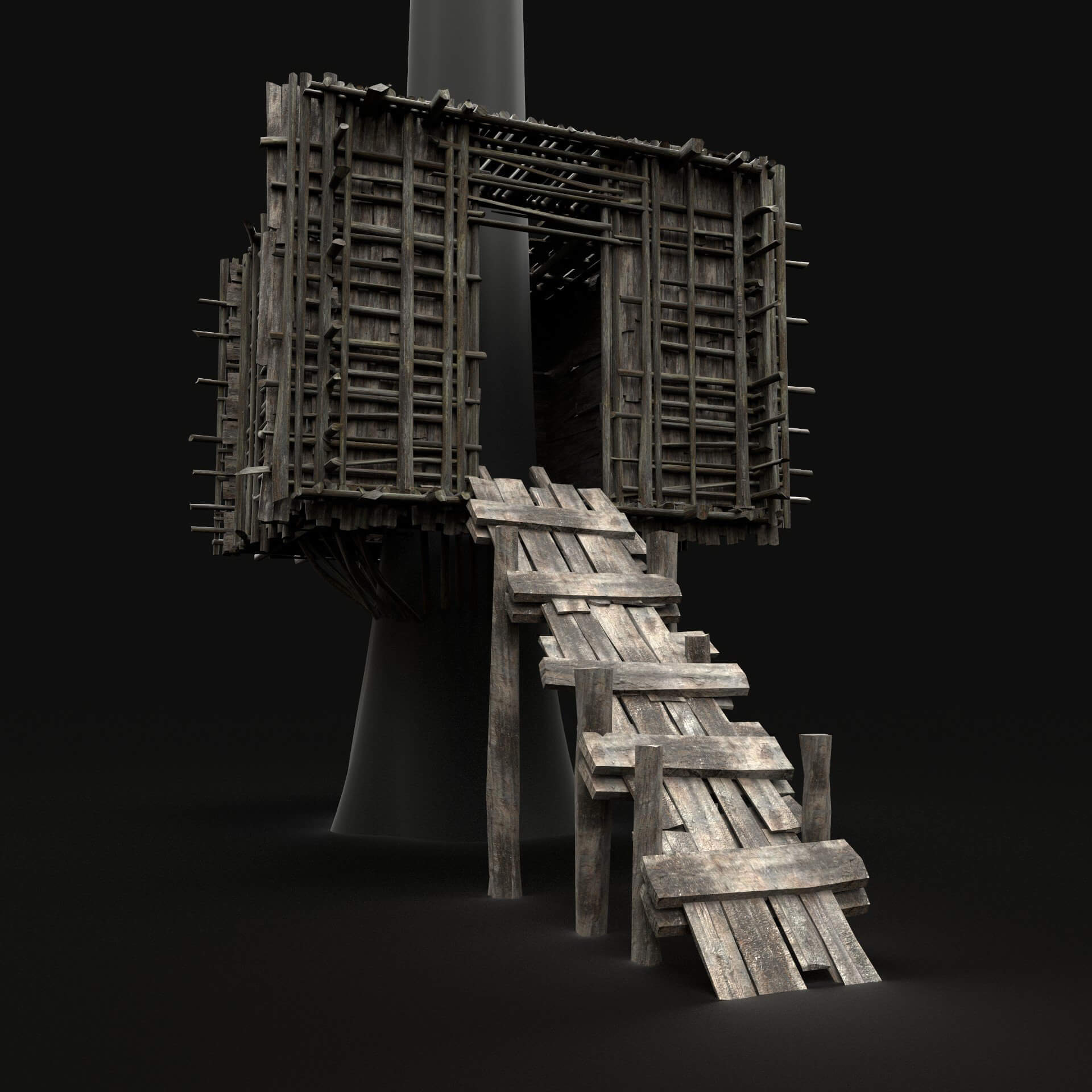 Tree Platform Collection Pack - 3D Model by Enterables