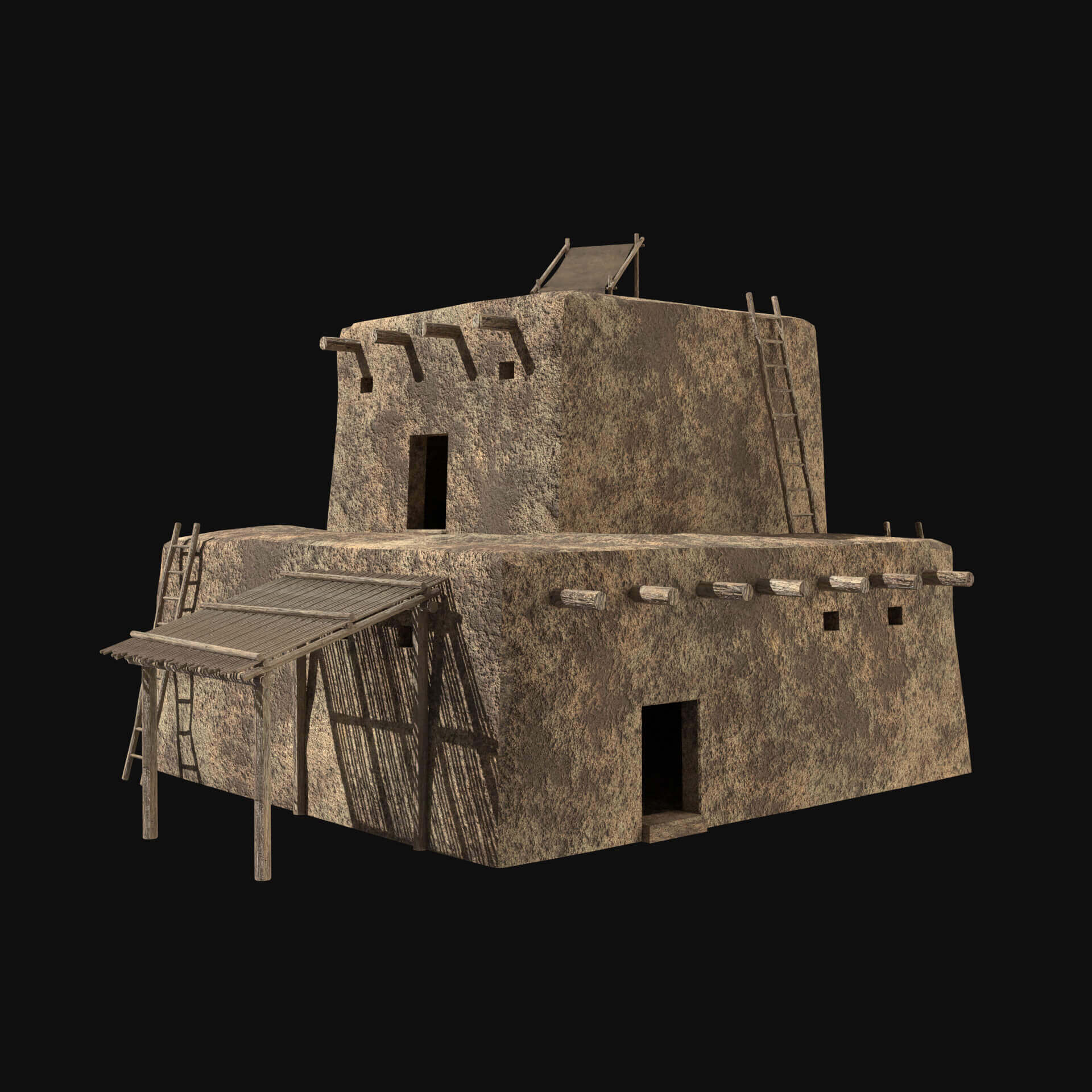Turkish Arab Desert Ancient House Collection - 3D Model by Enterables