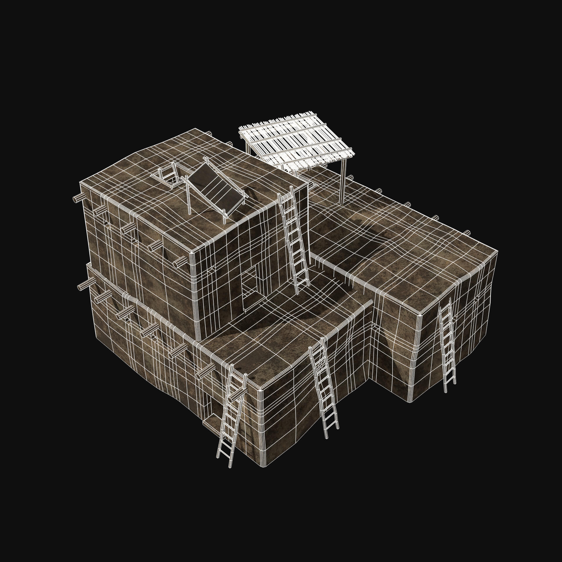 Turkish Arab Desert Ancient House Collection - 3D Model by Enterables