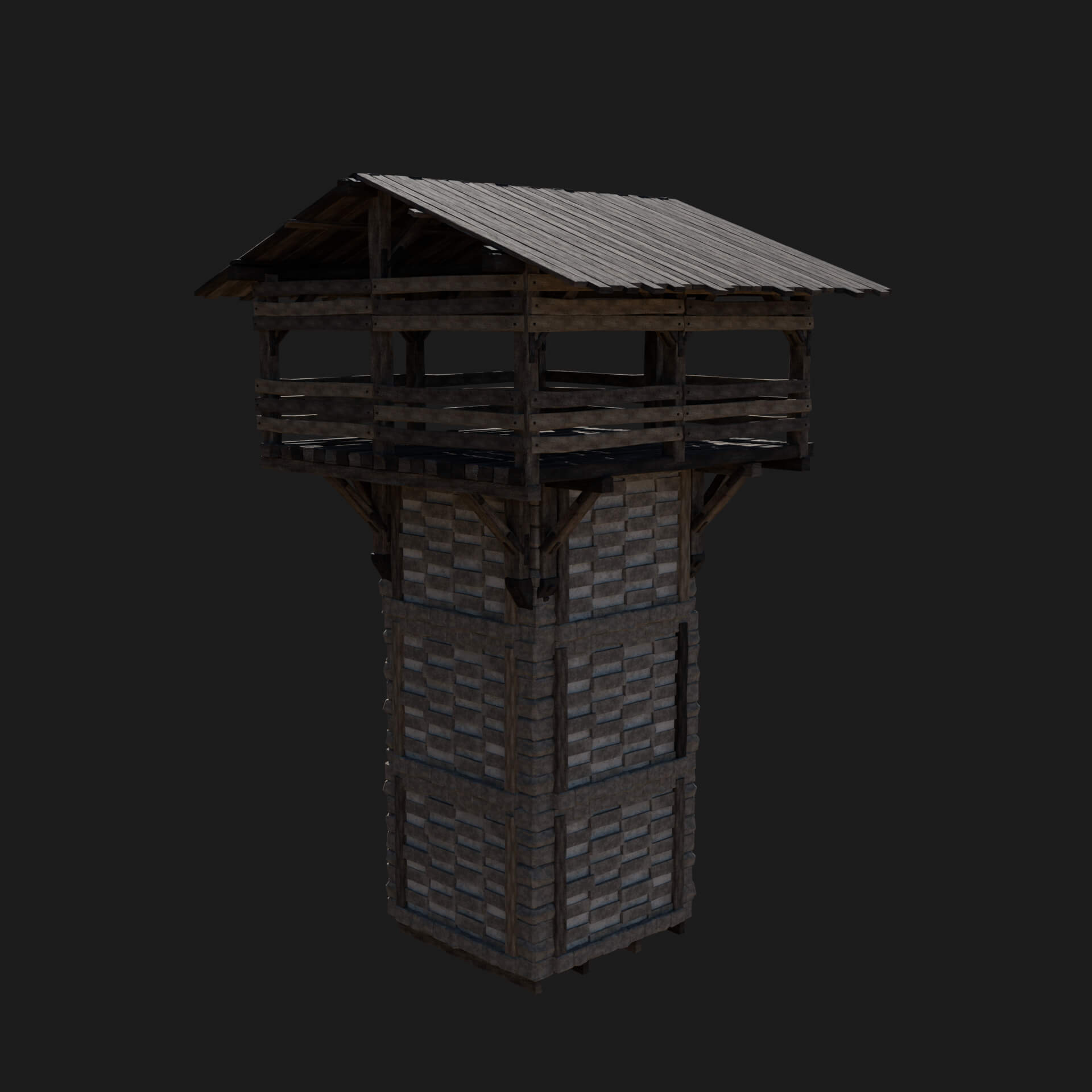 Viking Fort Constructions - 3D Model by Enterables