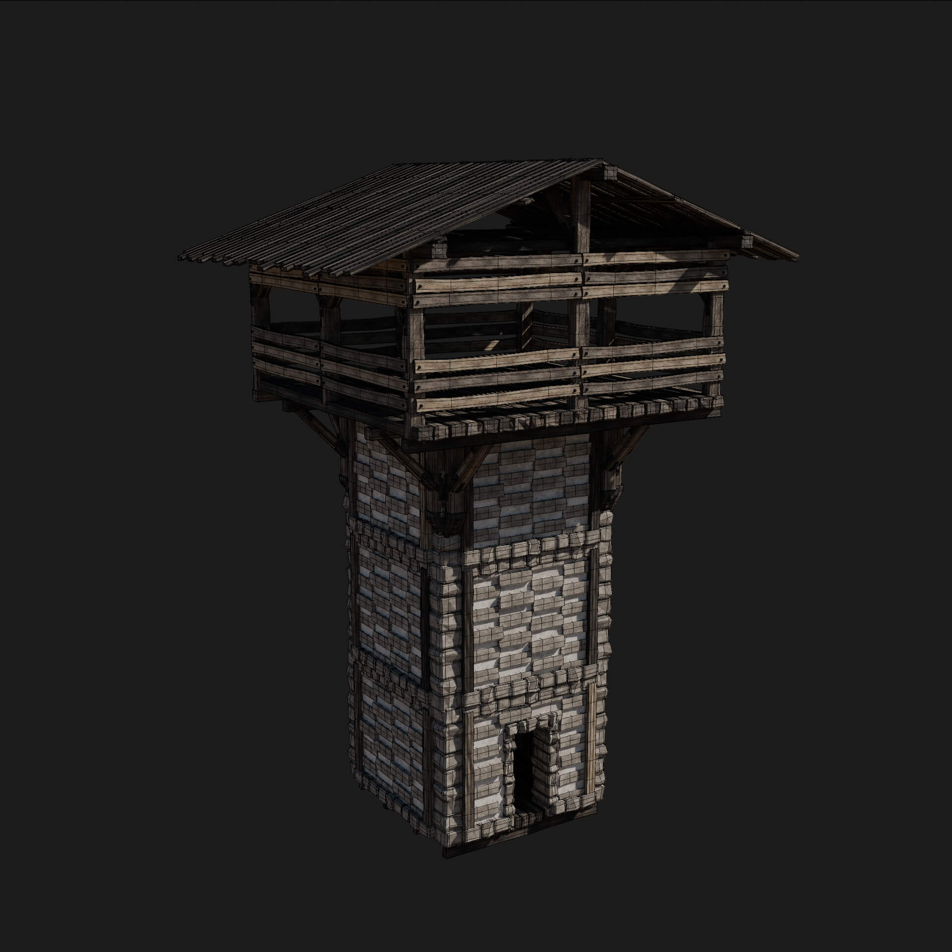 Viking Fort Constructions - 3D Model by Enterables