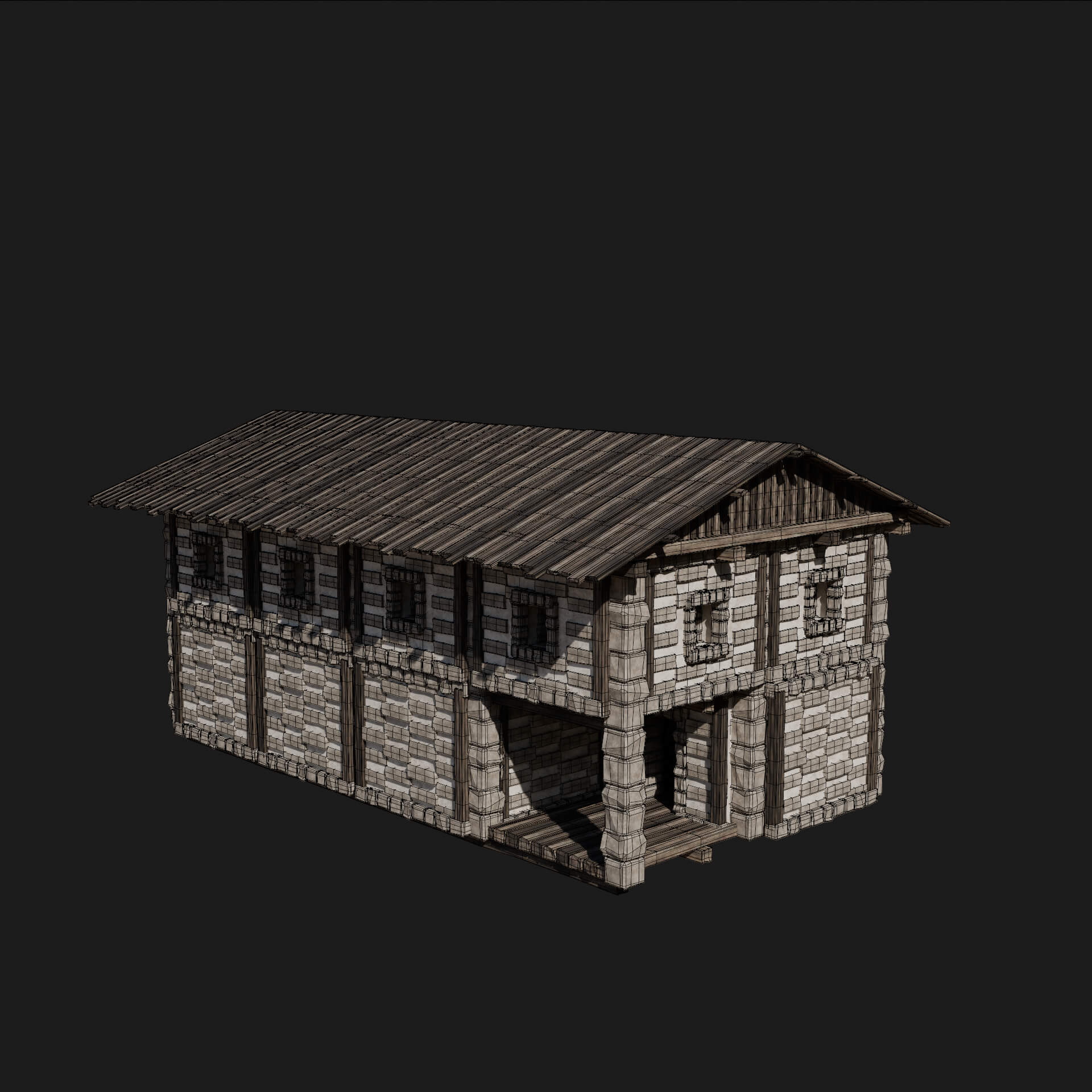 Viking Fort Constructions - 3D Model by Enterables