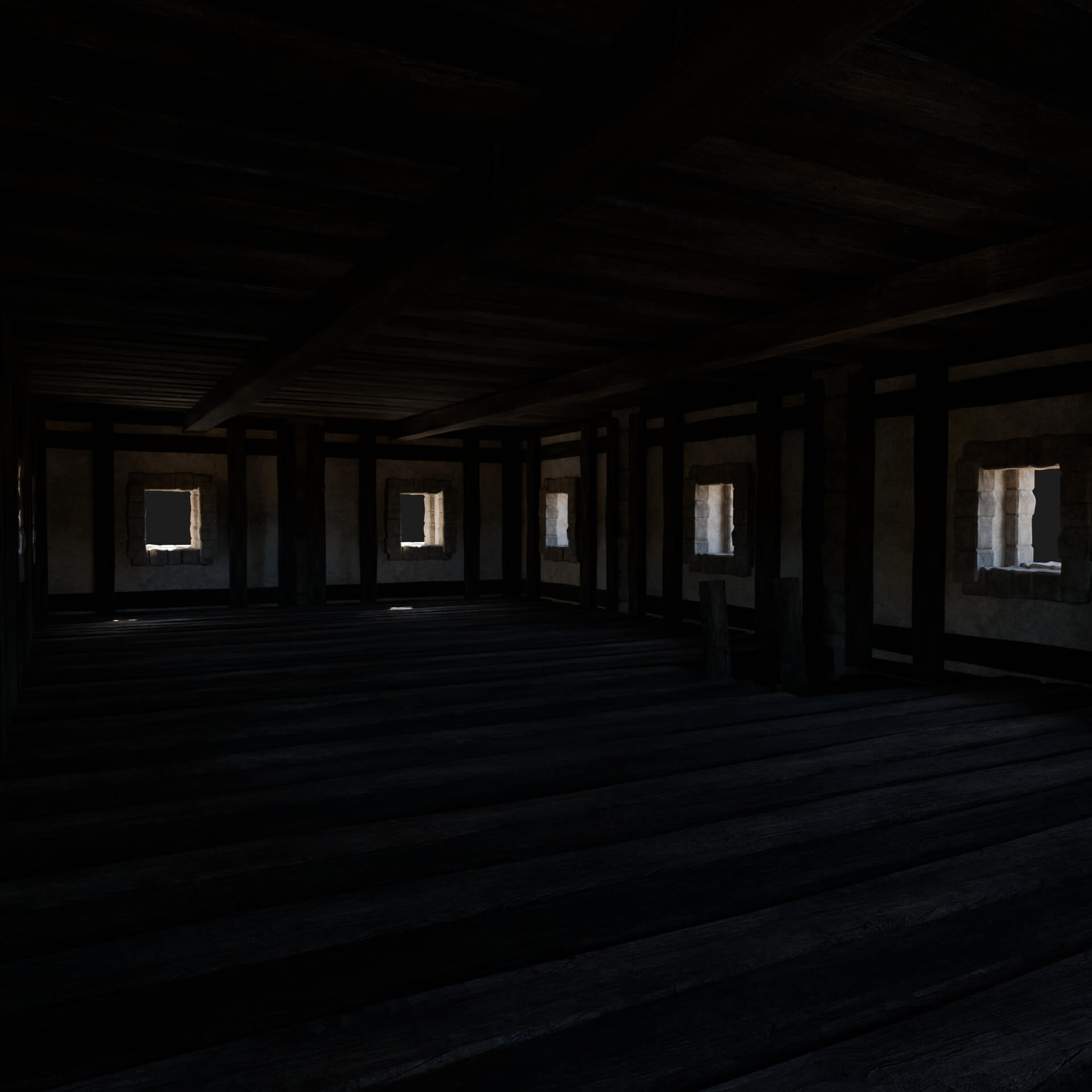 Viking Fort Constructions - 3D Model by Enterables