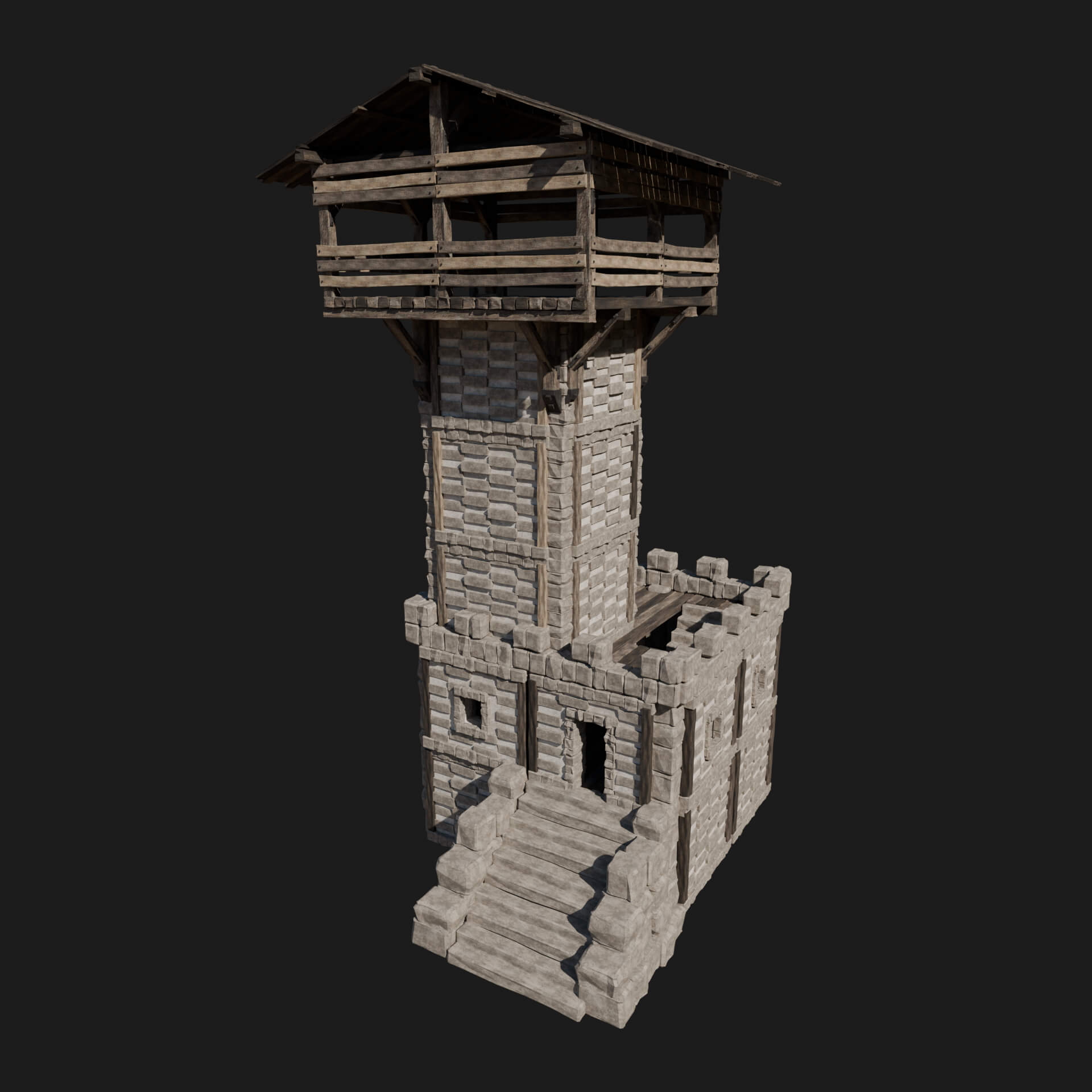 Viking Fort Constructions - 3D Model by Enterables