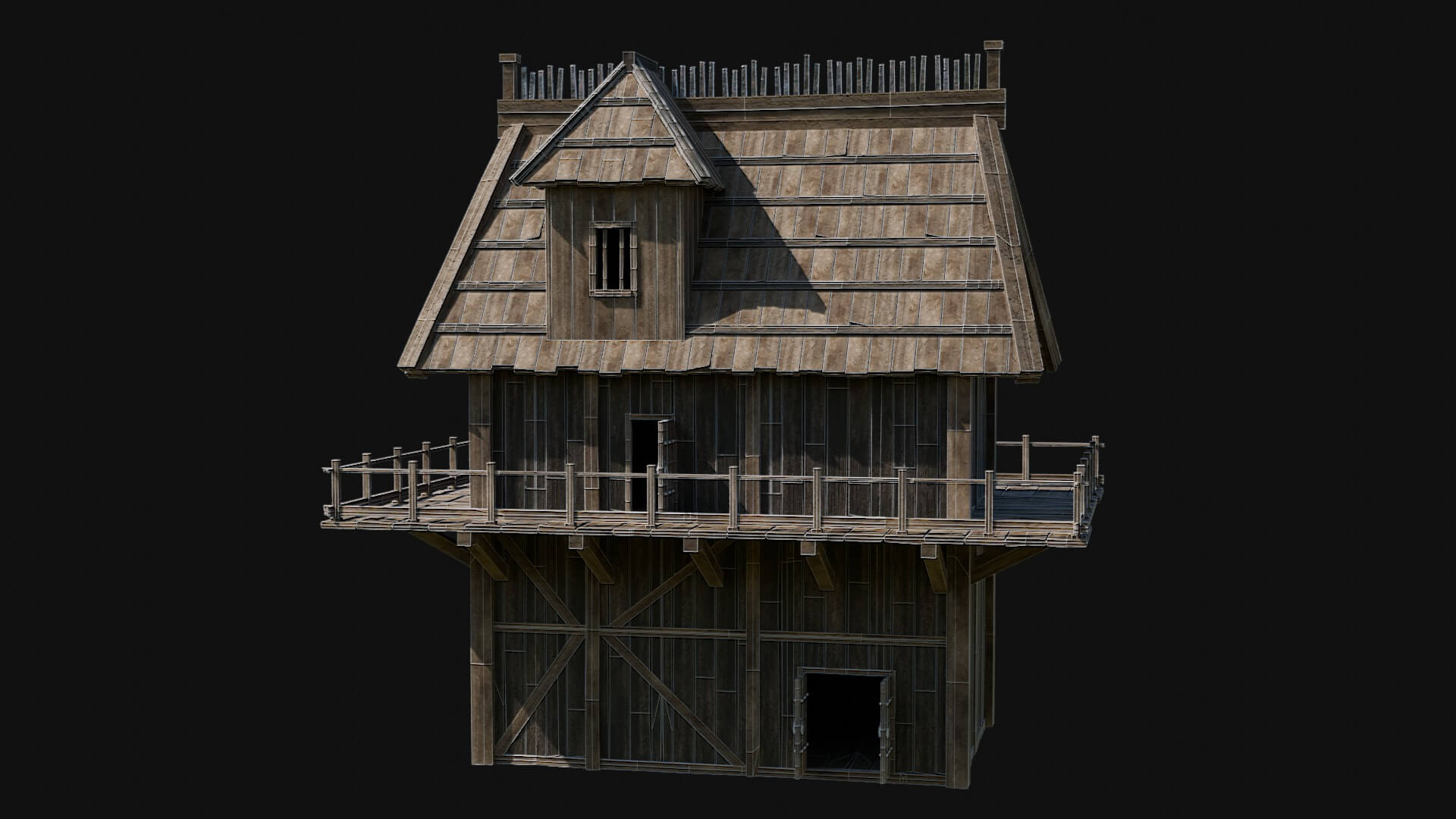 Viking Norse Medieval Fortress Collection - 3D Model by Enterables