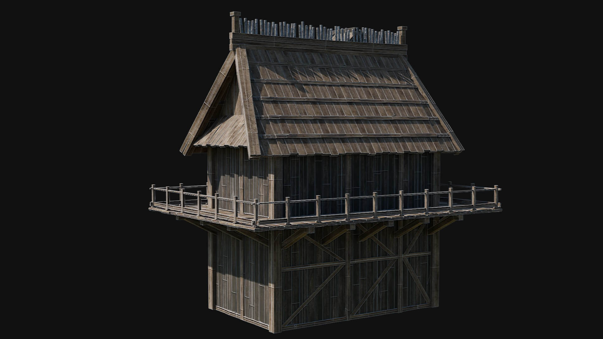 Viking Norse Medieval Fortress Collection - 3D Model by Enterables