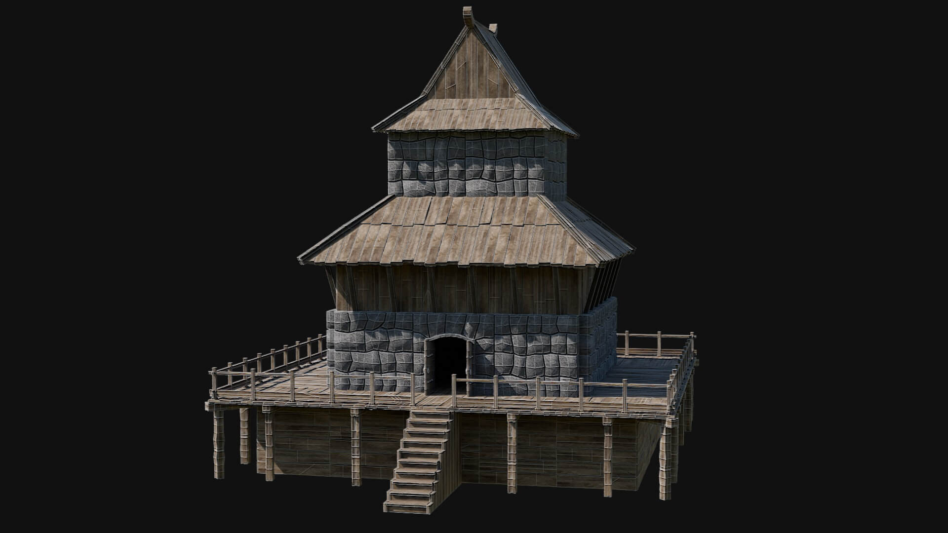 Viking Norse Medieval Fortress Collection - 3D Model by Enterables