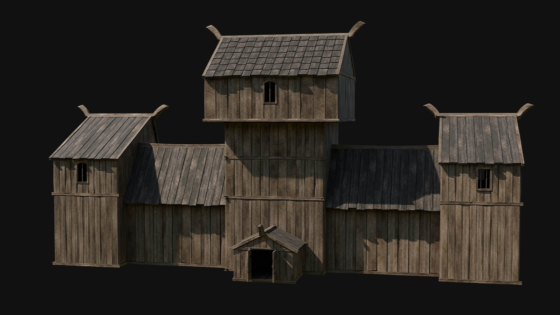 Viking Norse Medieval Fortress Collection - 3D Model by Enterables