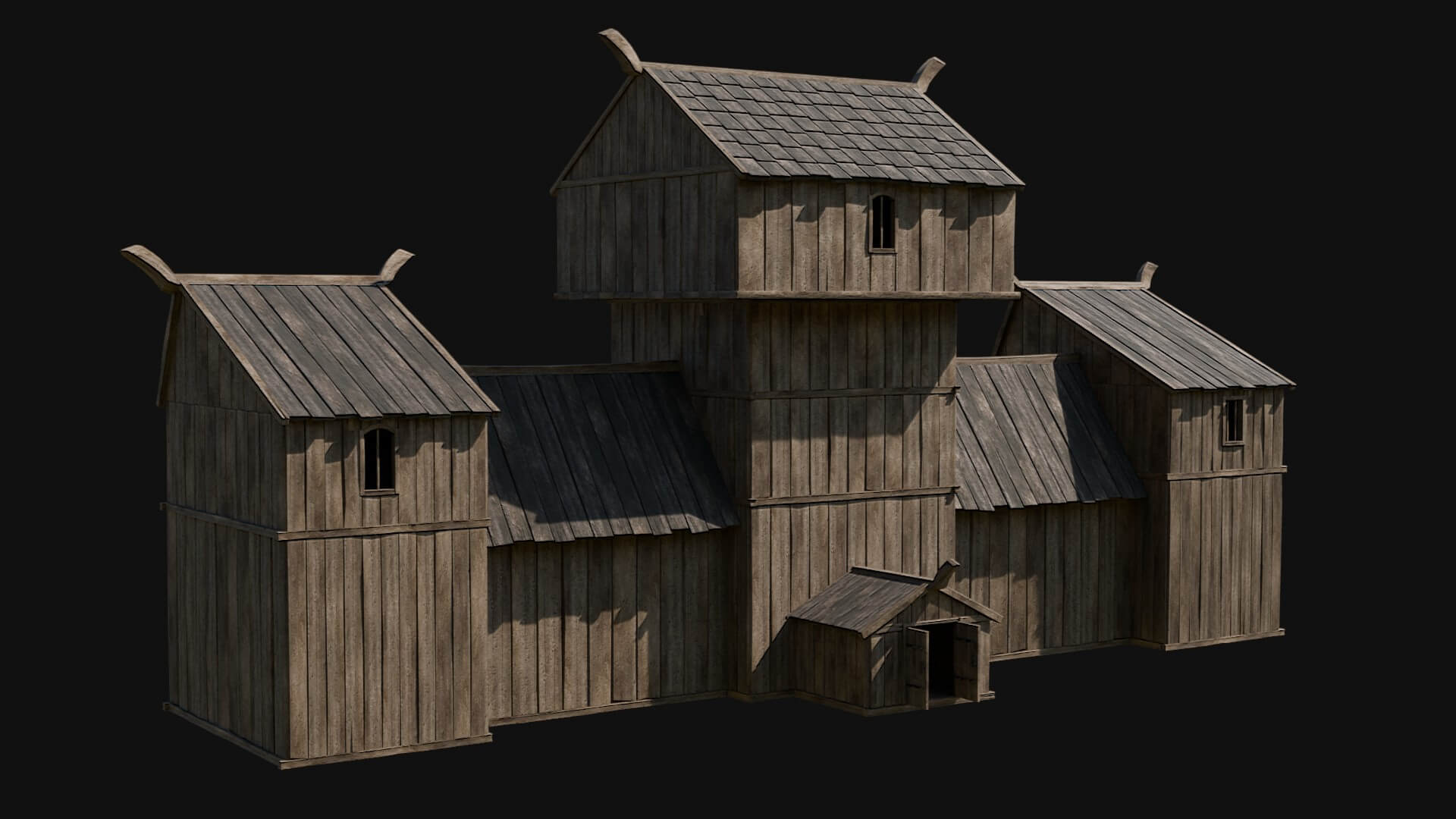 Viking Norse Medieval Fortress Collection - 3D Model by Enterables
