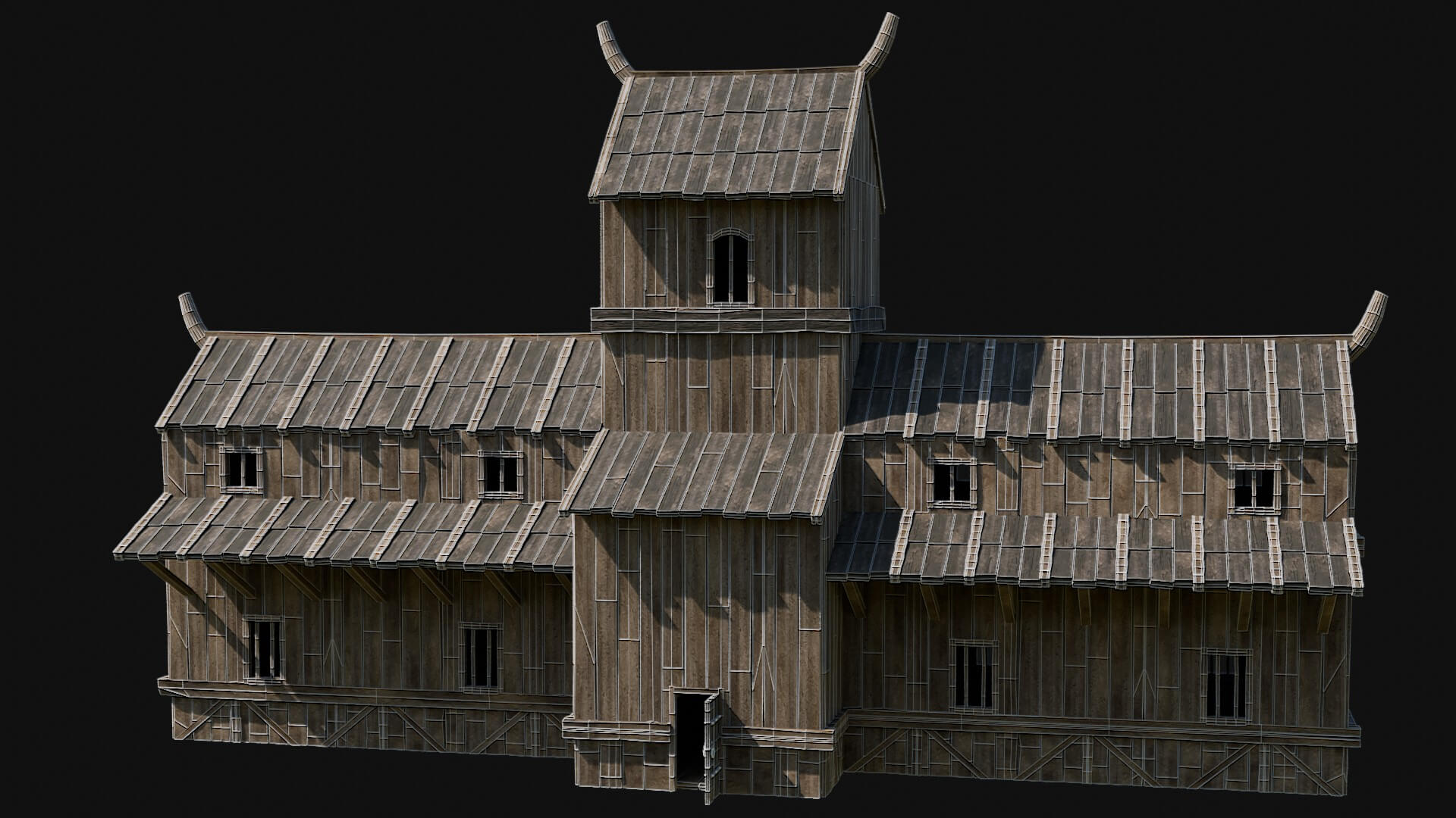 Viking Norse Medieval Fortress Collection - 3D Model by Enterables