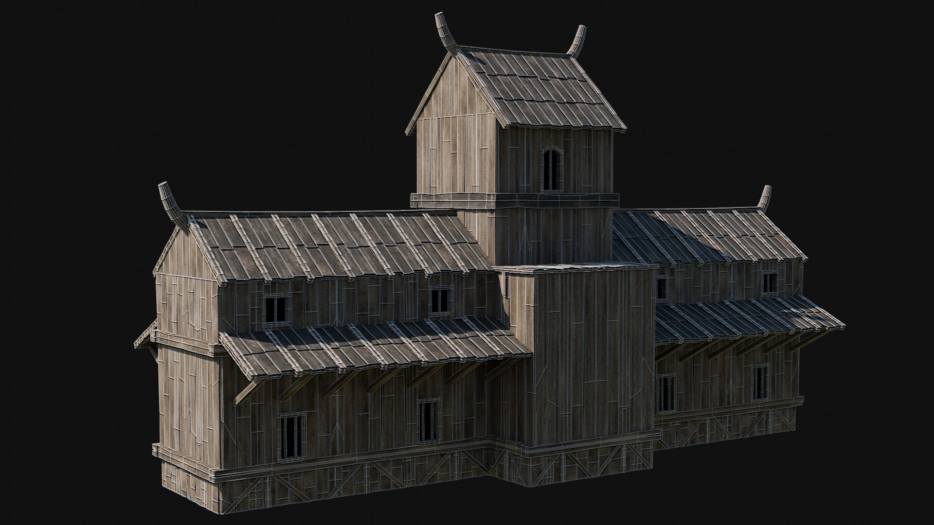 Viking Norse Medieval Fortress Collection - 3D Model by Enterables