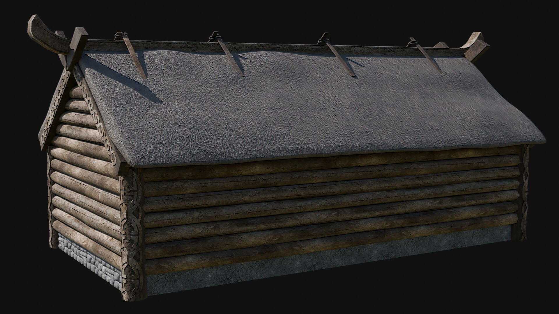 Viking Norse Medieval House Collection - 3D Model by Enterables