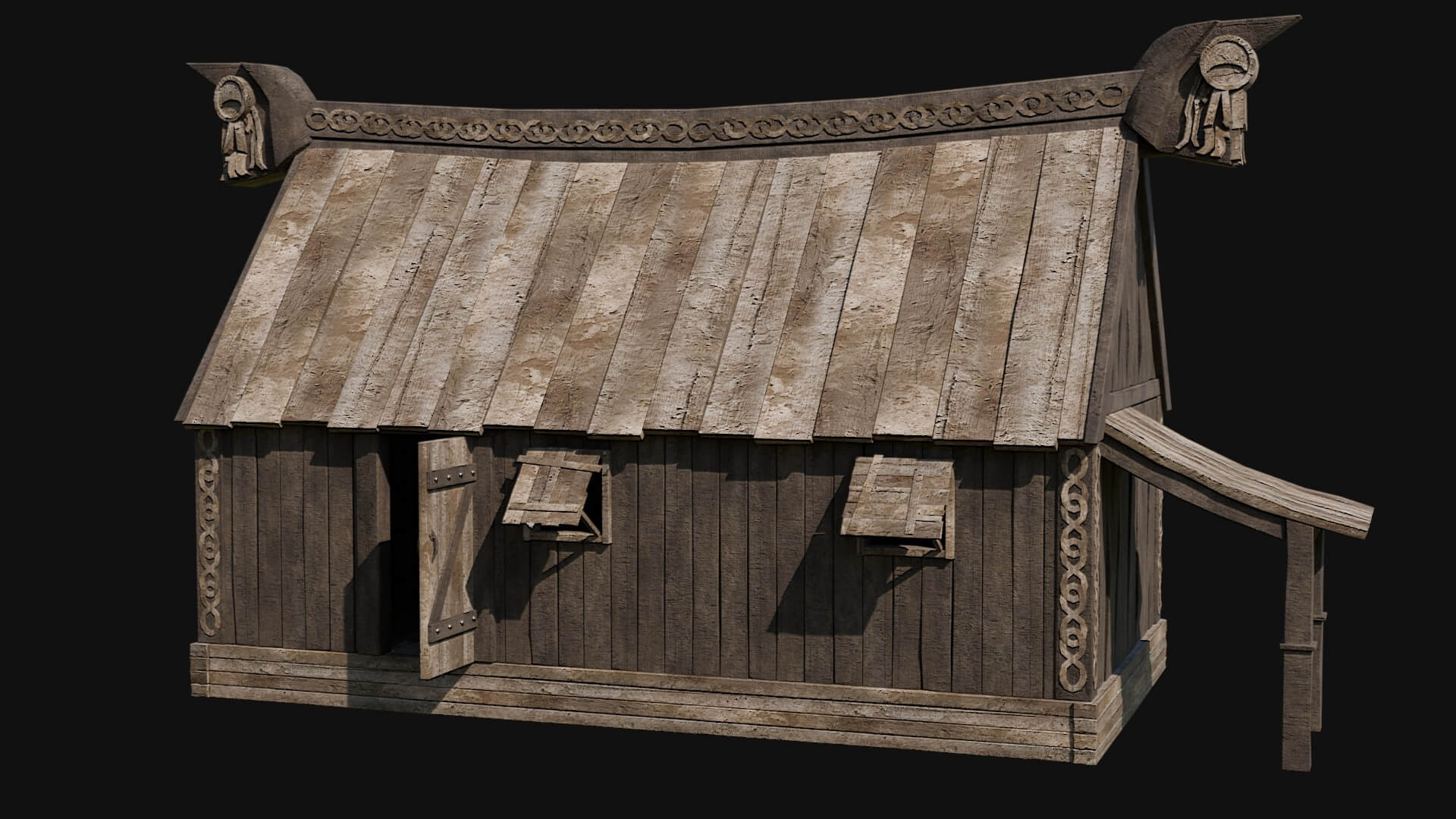 Viking Norse Medieval House Collection - 3D Model by Enterables