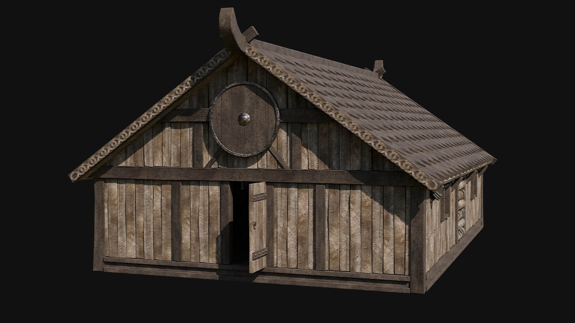 Viking Norse Medieval House Collection - 3D Model by Enterables