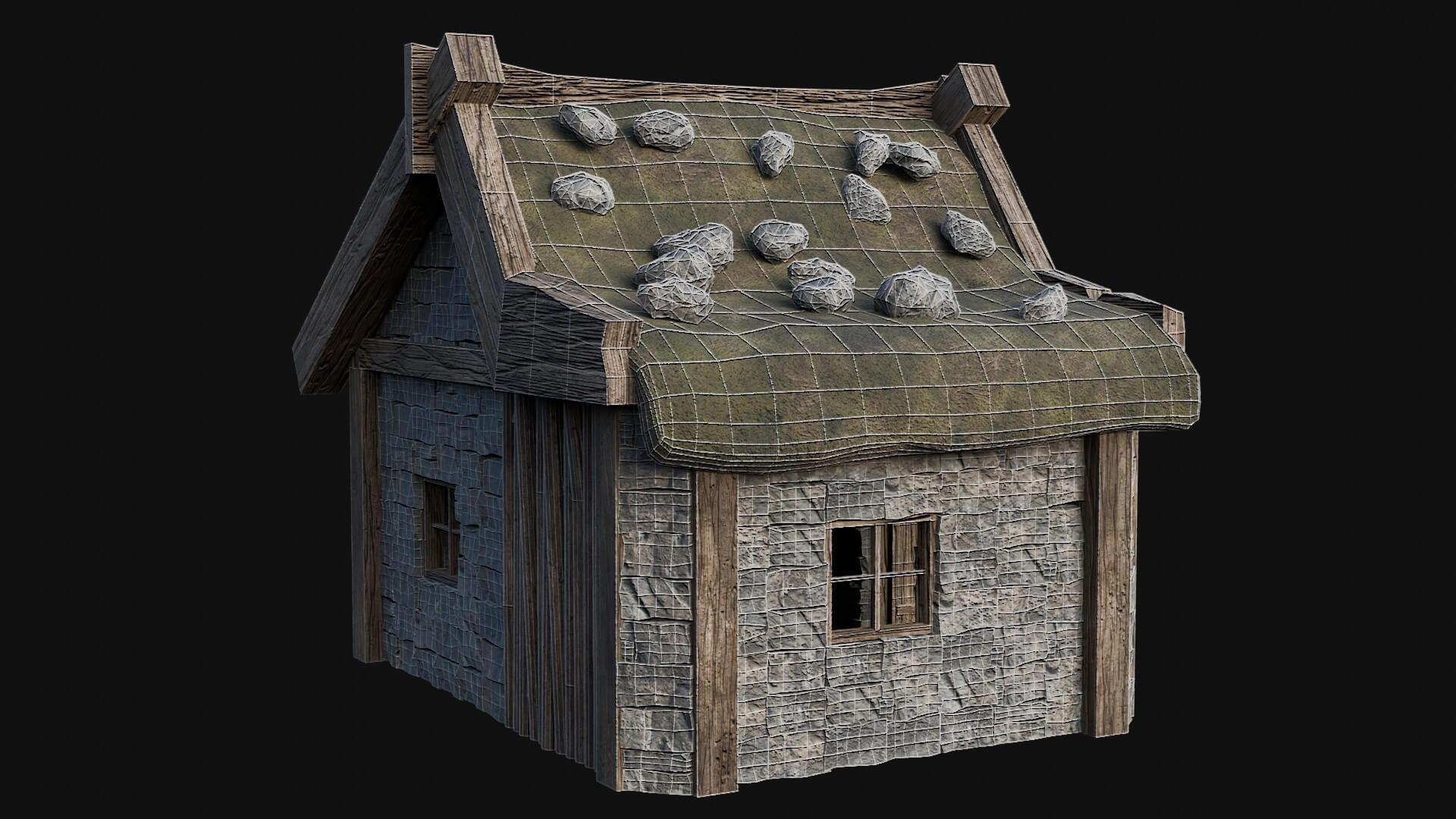 Viking Norse Medieval Turf Houses Collection - 3D Model by Enterables