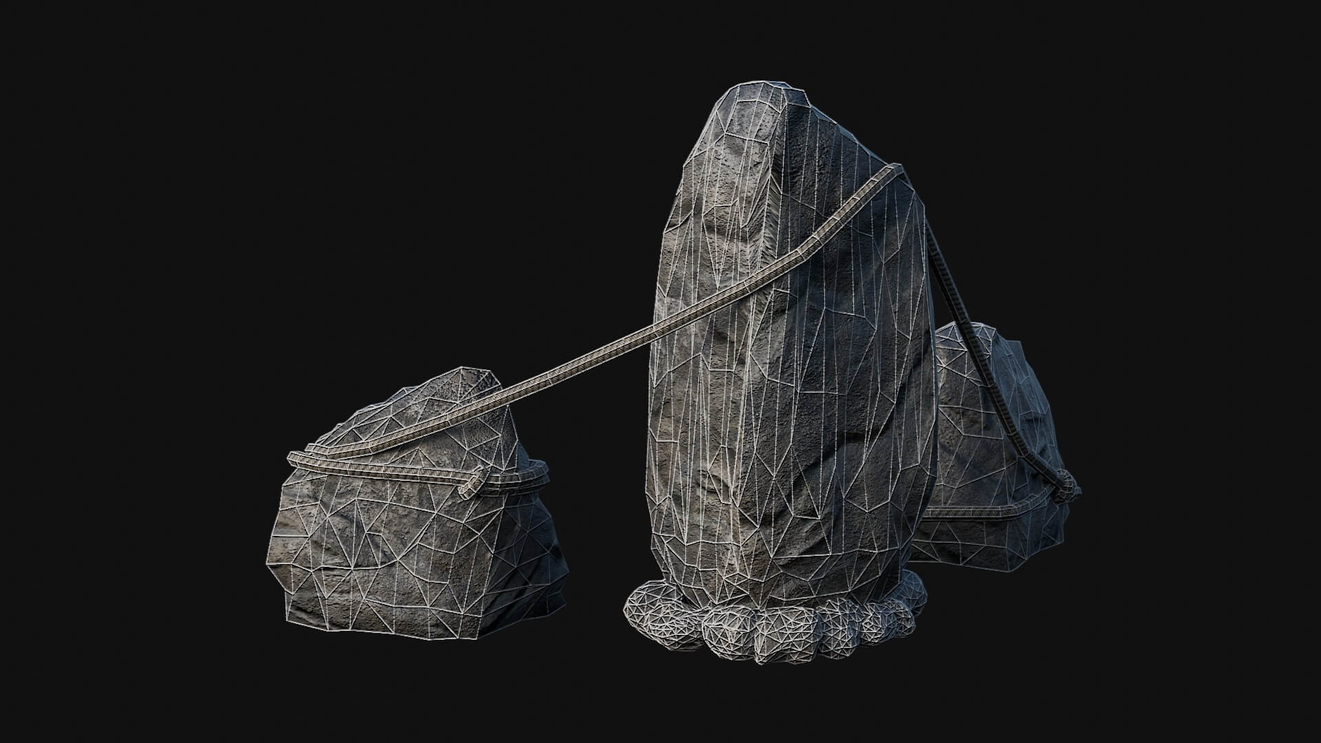 Viking Norse Totem Structures Collection - 3D Model by Enterables