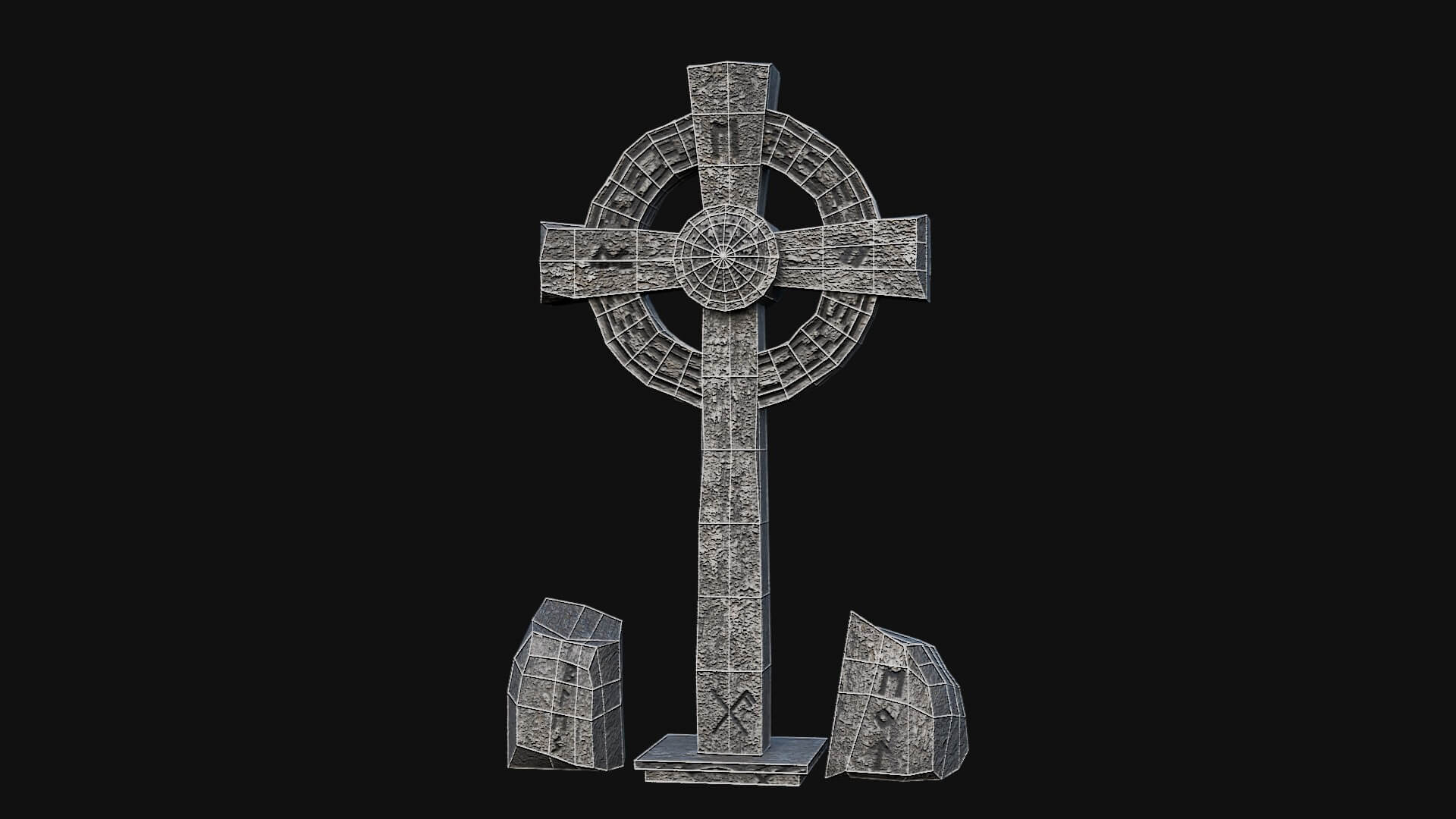 Viking Norse Totem Structures Collection - 3D Model by Enterables
