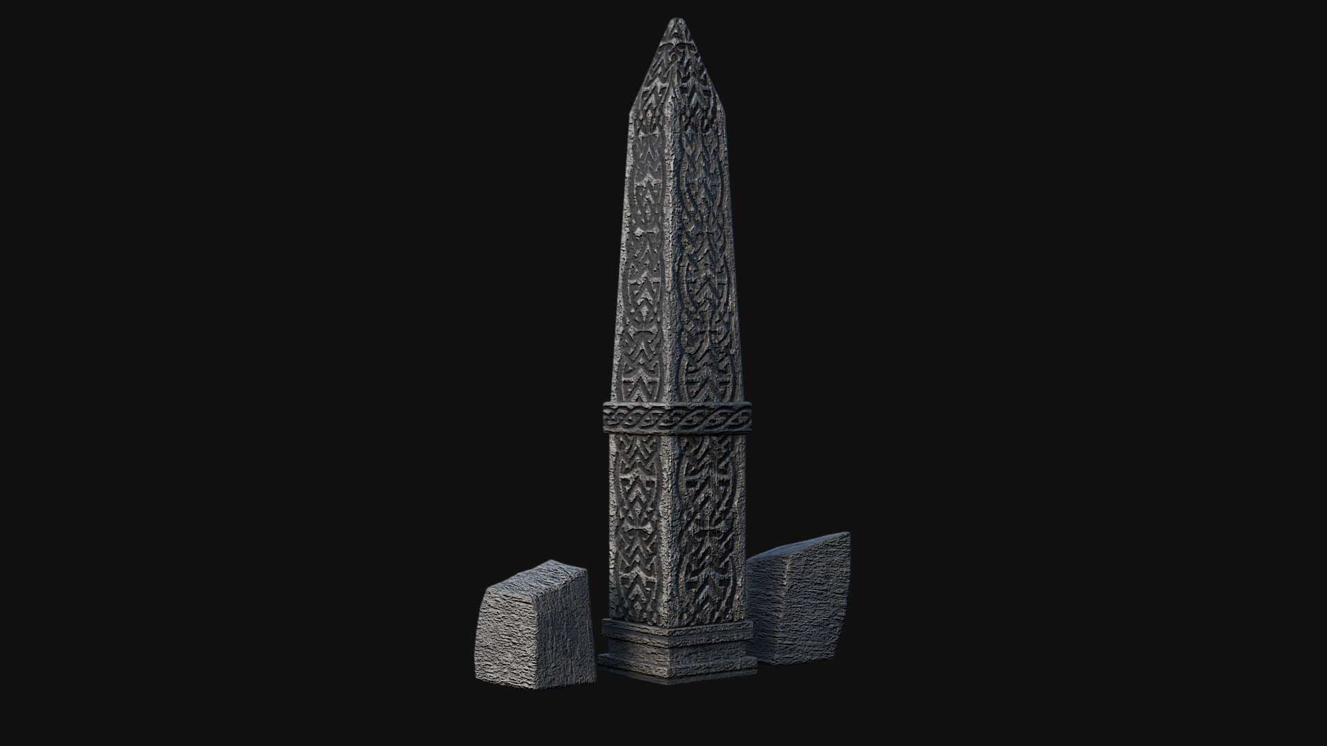 Viking Norse Totem Structures Collection - 3D Model by Enterables
