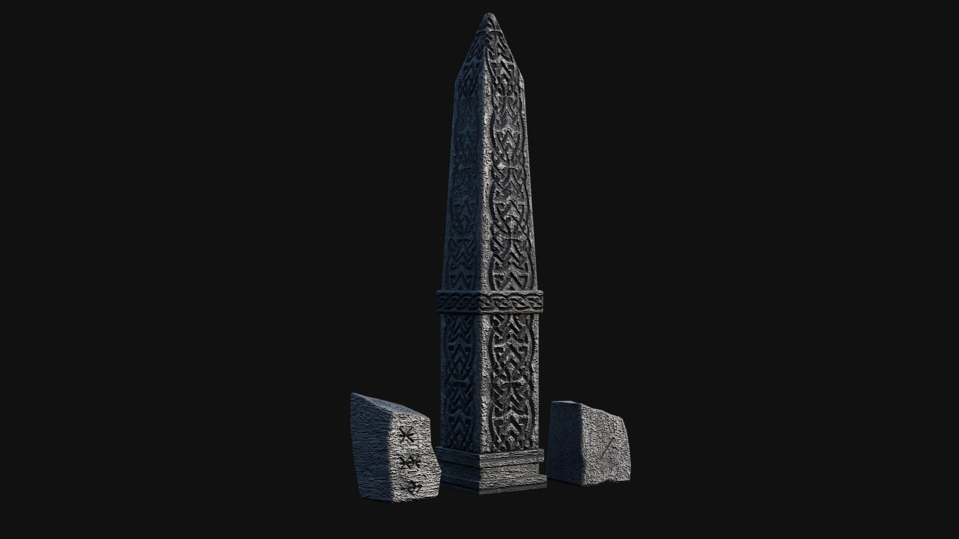 Viking Norse Totem Structures Collection - 3D Model by Enterables