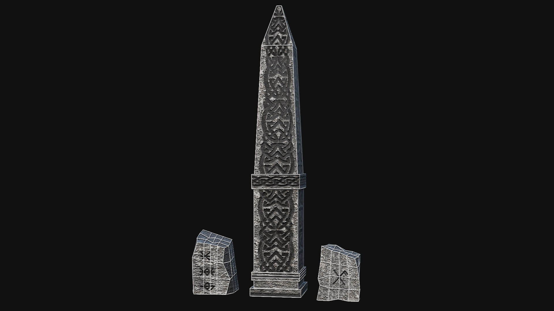 Viking Norse Totem Structures Collection - 3D Model by Enterables