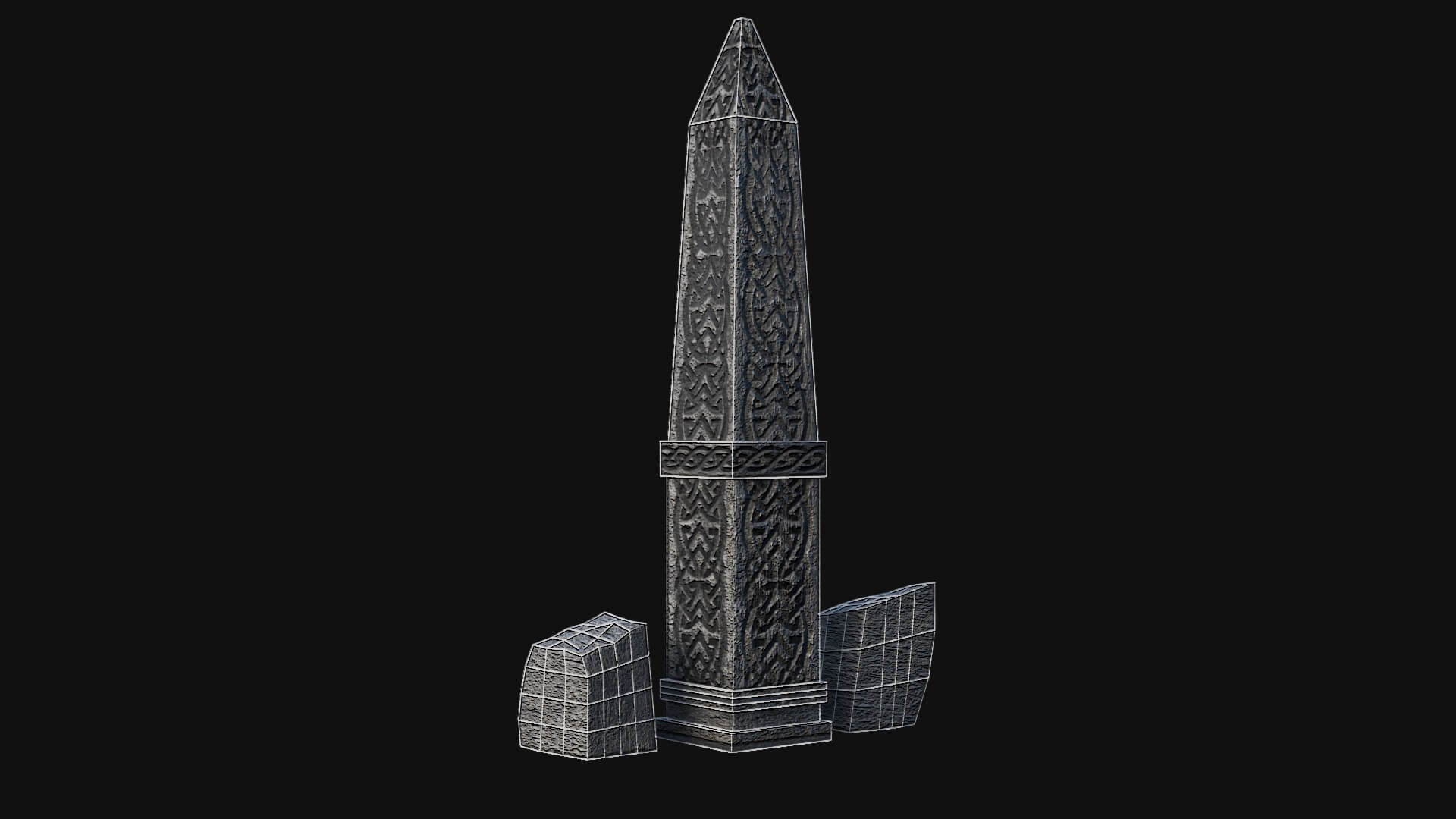 Viking Norse Totem Structures Collection - 3D Model by Enterables