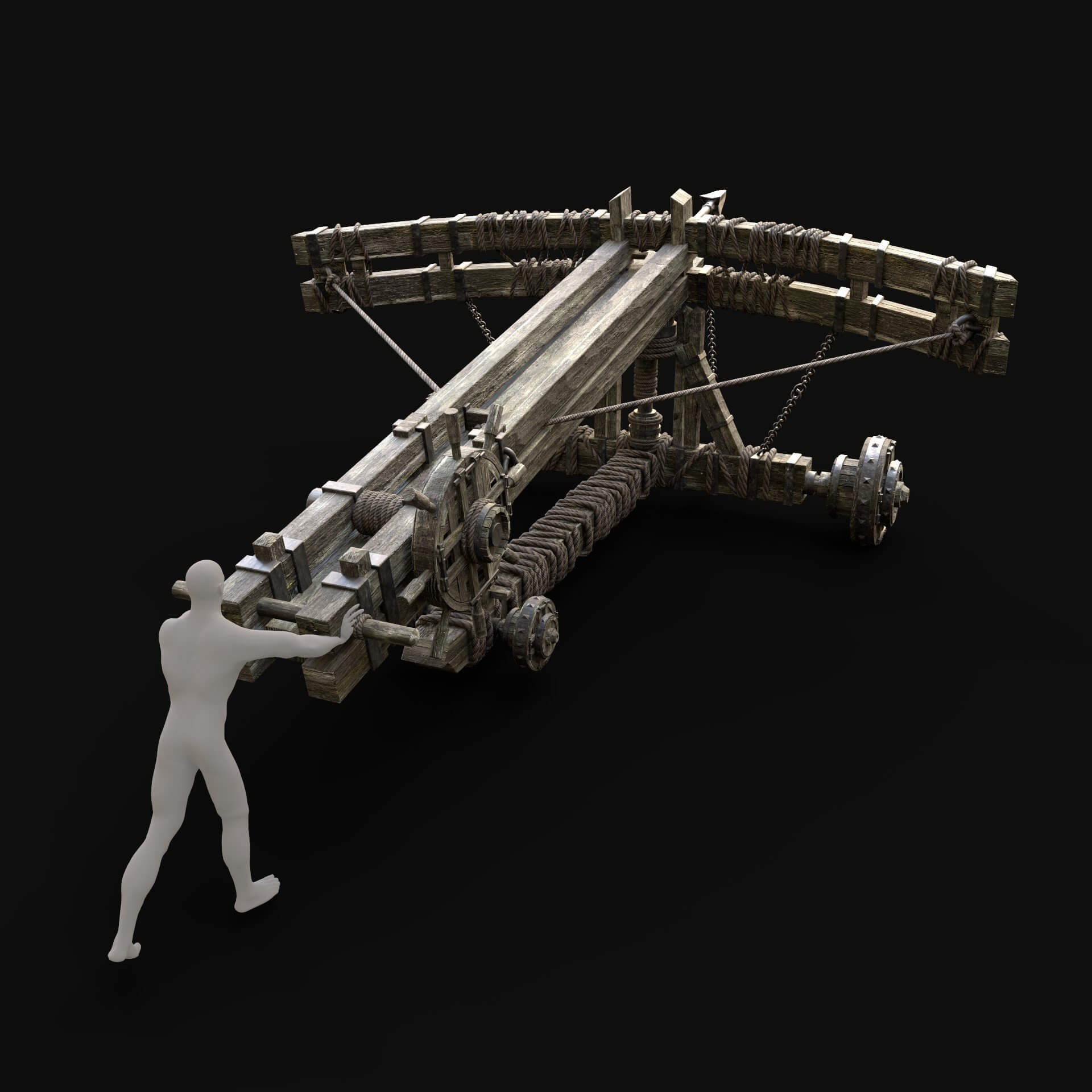 Medieval Balista - 3D Model by Enterables