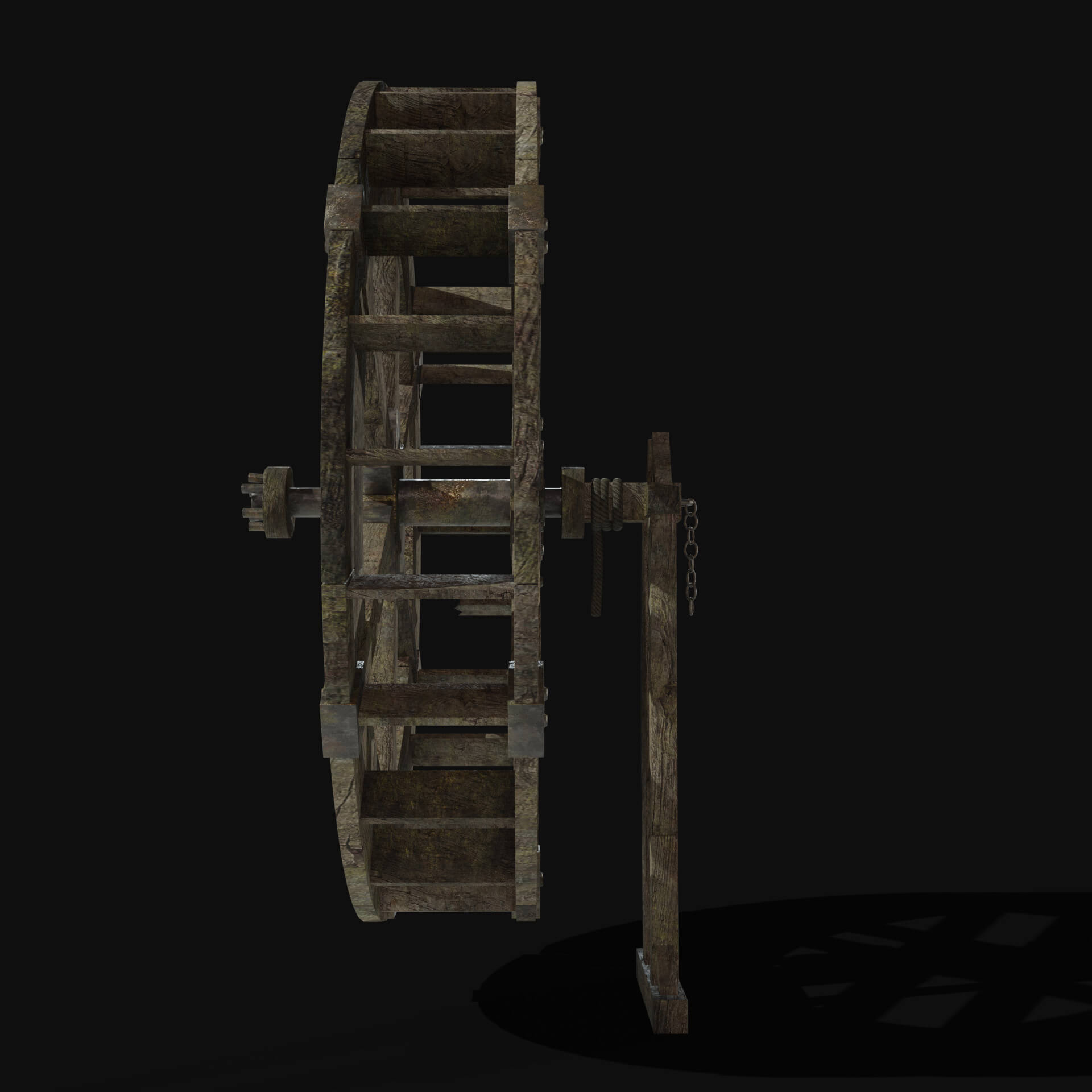 Watermill Wheel Mill Collection - 3D Model by Enterables