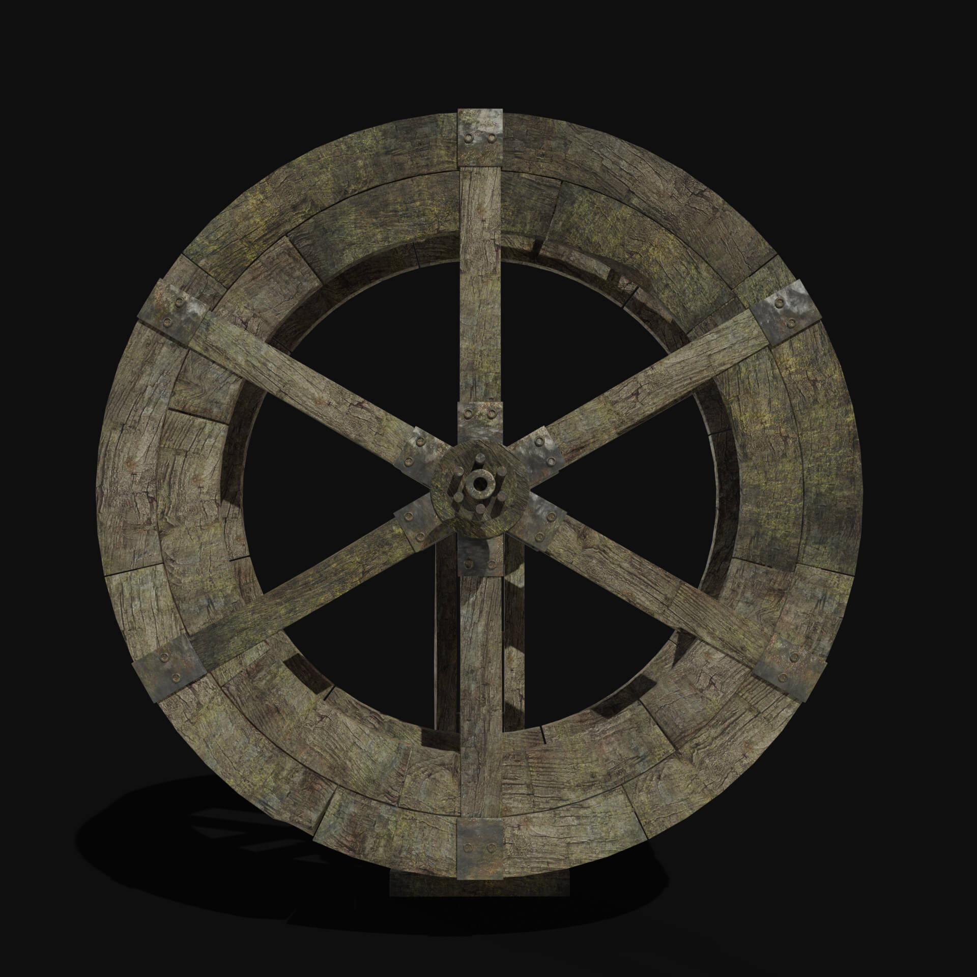 Watermill Wheel Mill Collection - 3D Model by Enterables