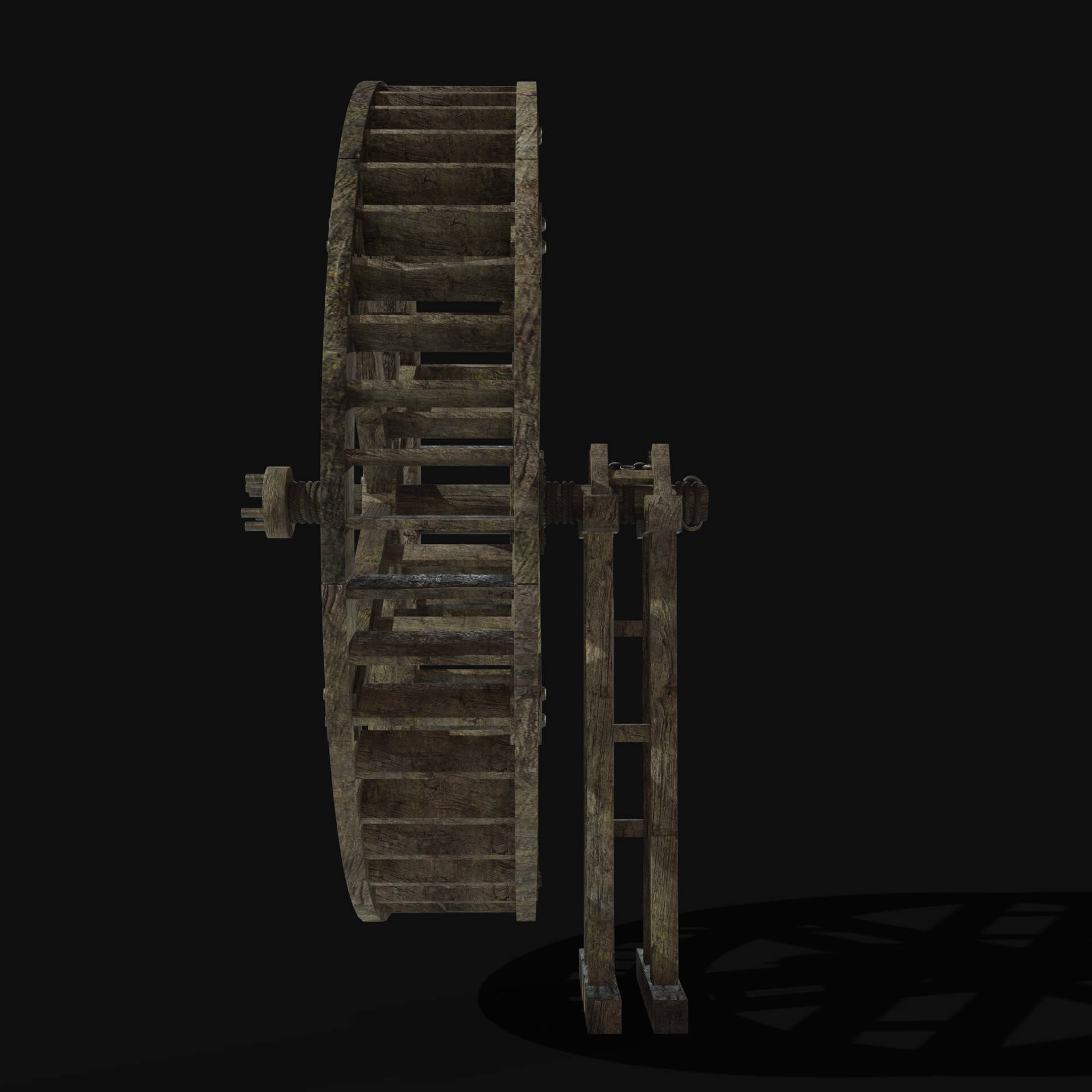Watermill Wheel Mill Collection - 3D Model by Enterables