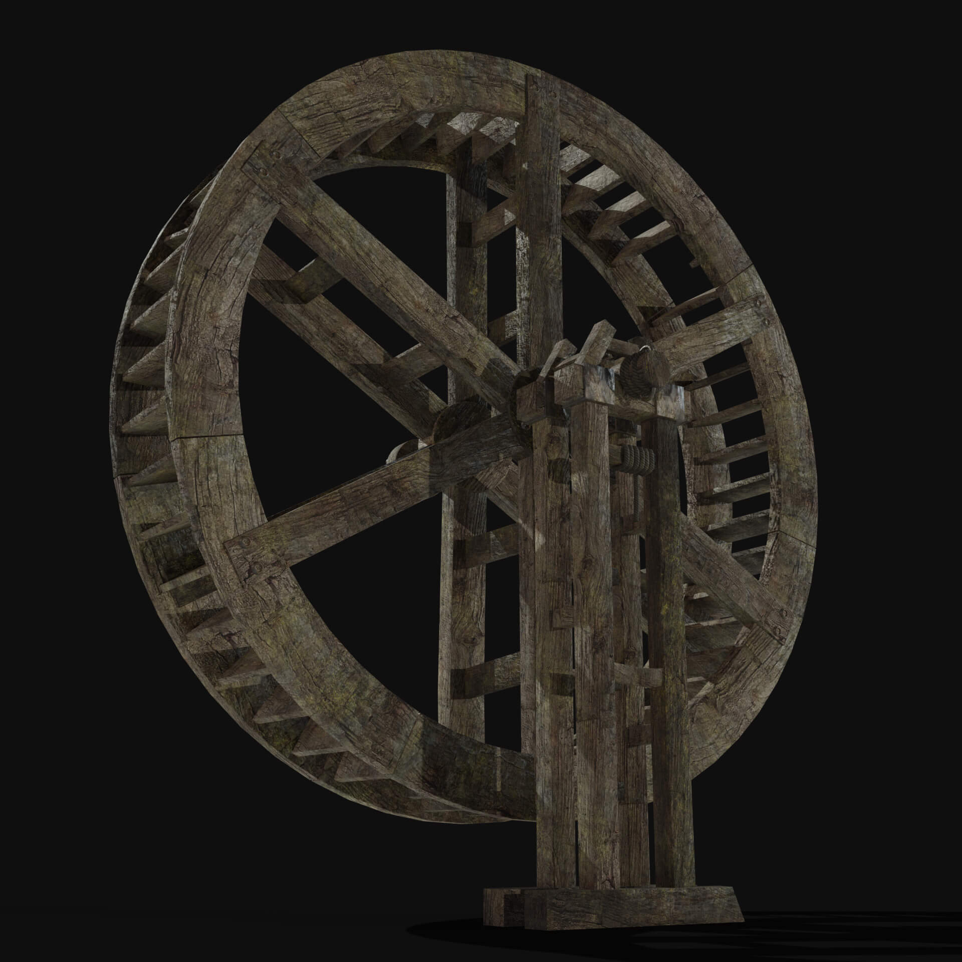Watermill Wheel Mill Collection - 3D Model by Enterables