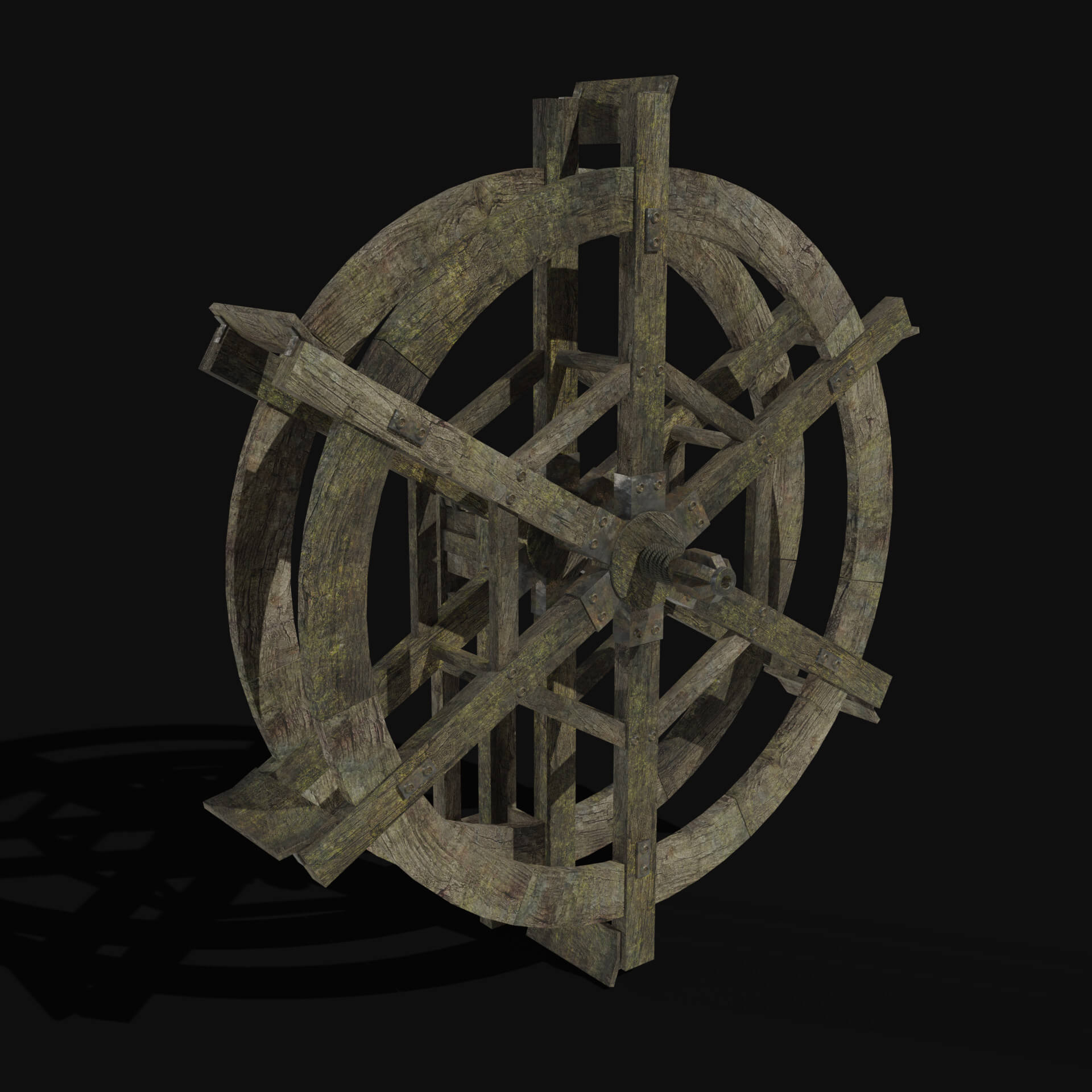 Watermill Wheel Mill Collection - 3D Model by Enterables