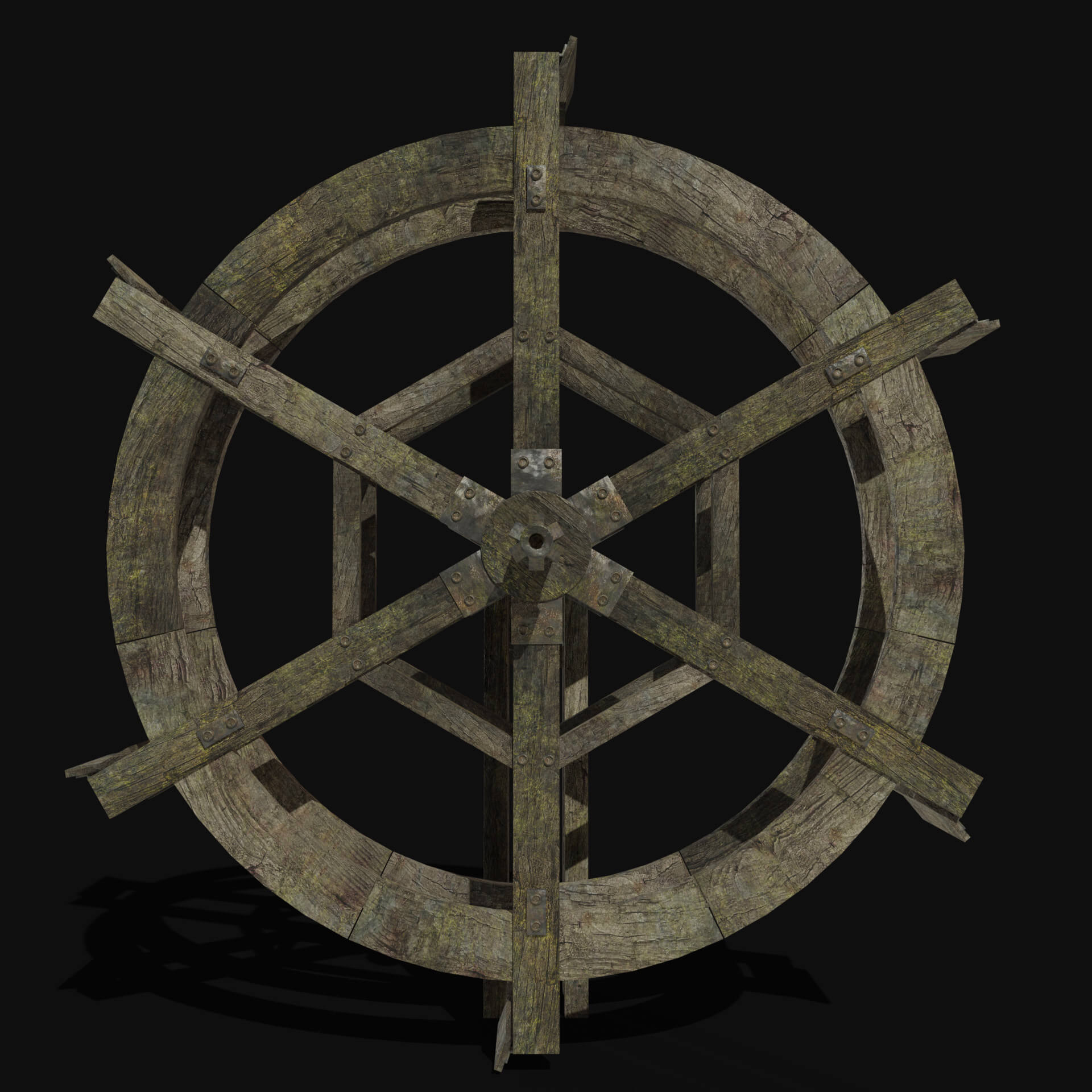 Watermill Wheel Mill Collection - 3D Model by Enterables