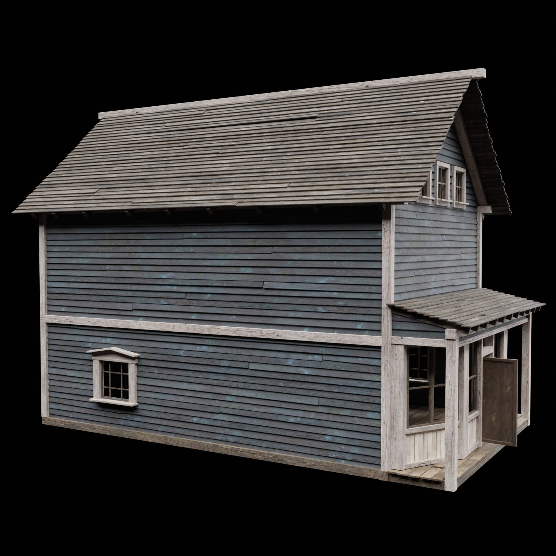 Wild West Western House Hut Cottage Cabin Collection - 3D Model by ...